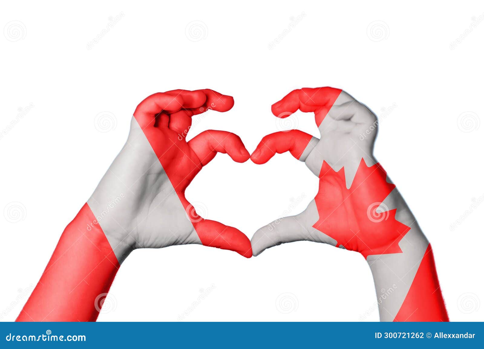 Peru Canada Heart, Hand Gesture Making Heart Stock Photo - Image of ...