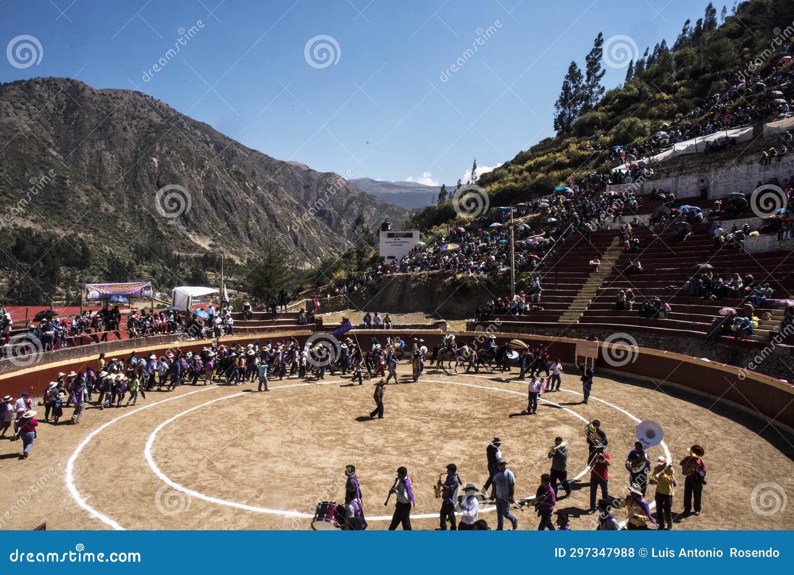 PERU COTABAMBA Bullfight in Its Traditional Religious Festivals ...