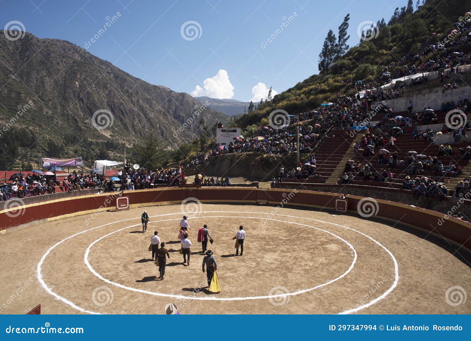PERU COTABAMBA Bullfight in Its Traditional Religious Festivals ...