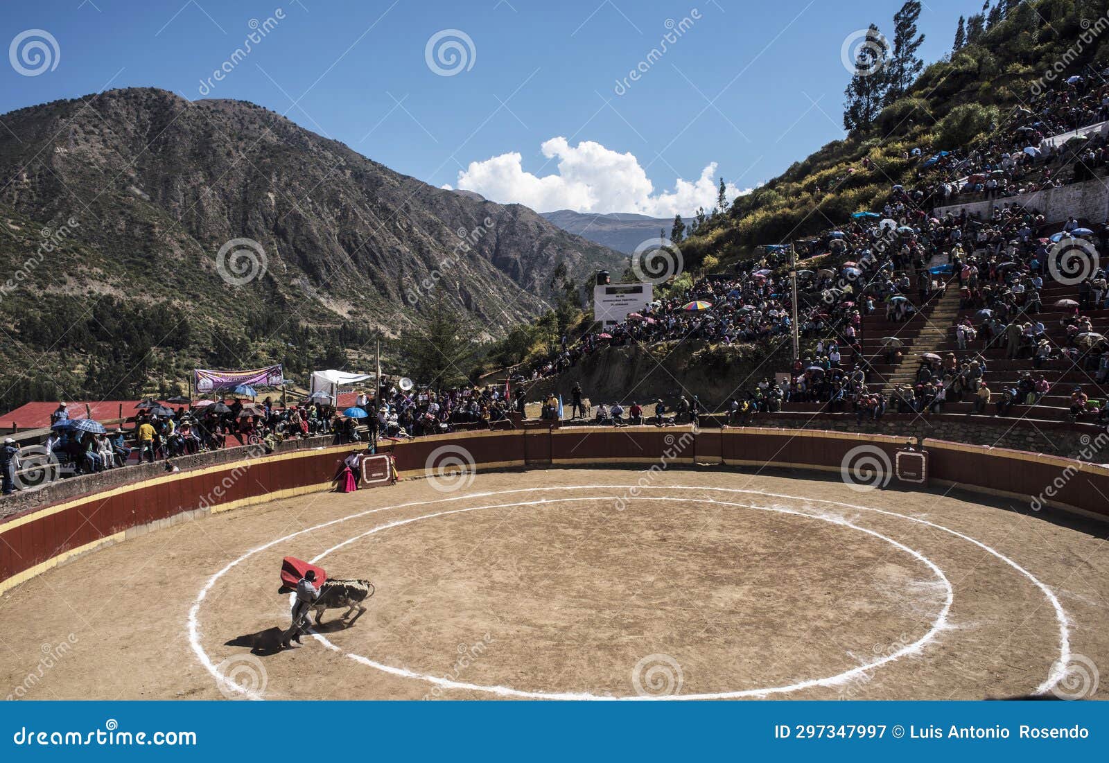 PERU COTABAMBA Bullfight in Its Traditional Religious Festivals ...
