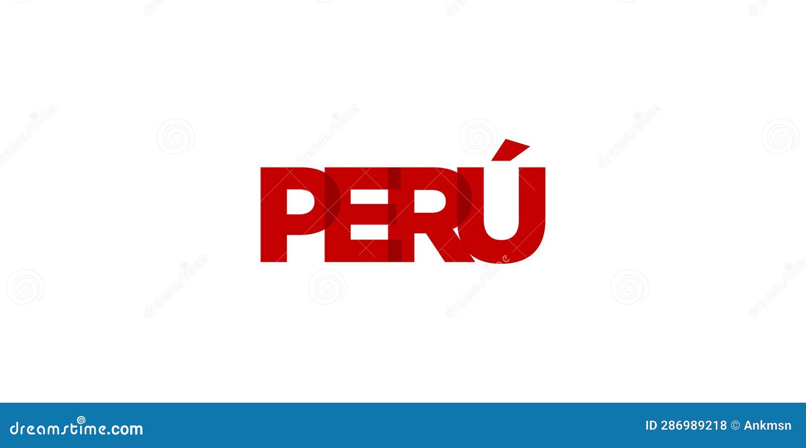 Peru Emblem. the Design Features a Geometric Style, Vector Illustration ...