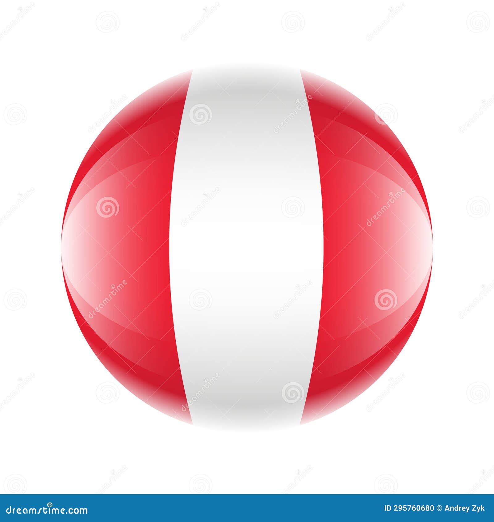 Peru flag icon in the stock vector. Illustration of america - 295760680