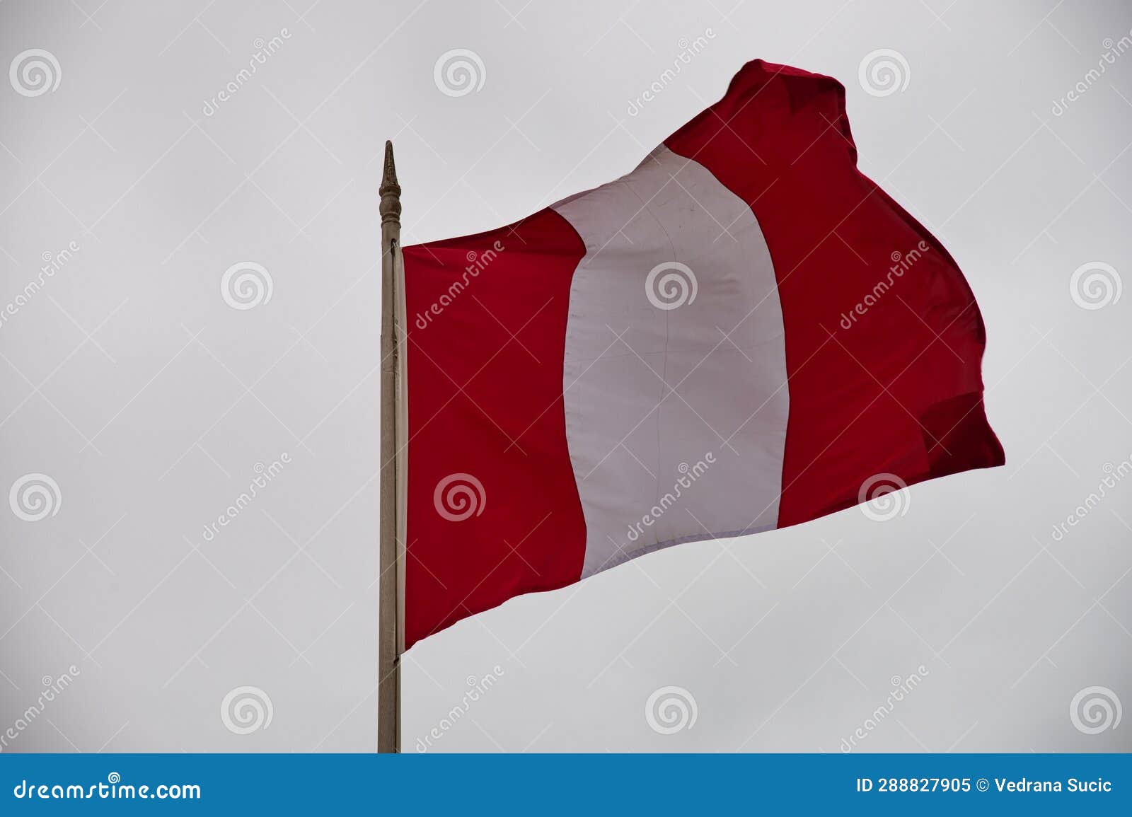 Peru Flag Waving in the Wind Stock Image - Image of horizontal ...