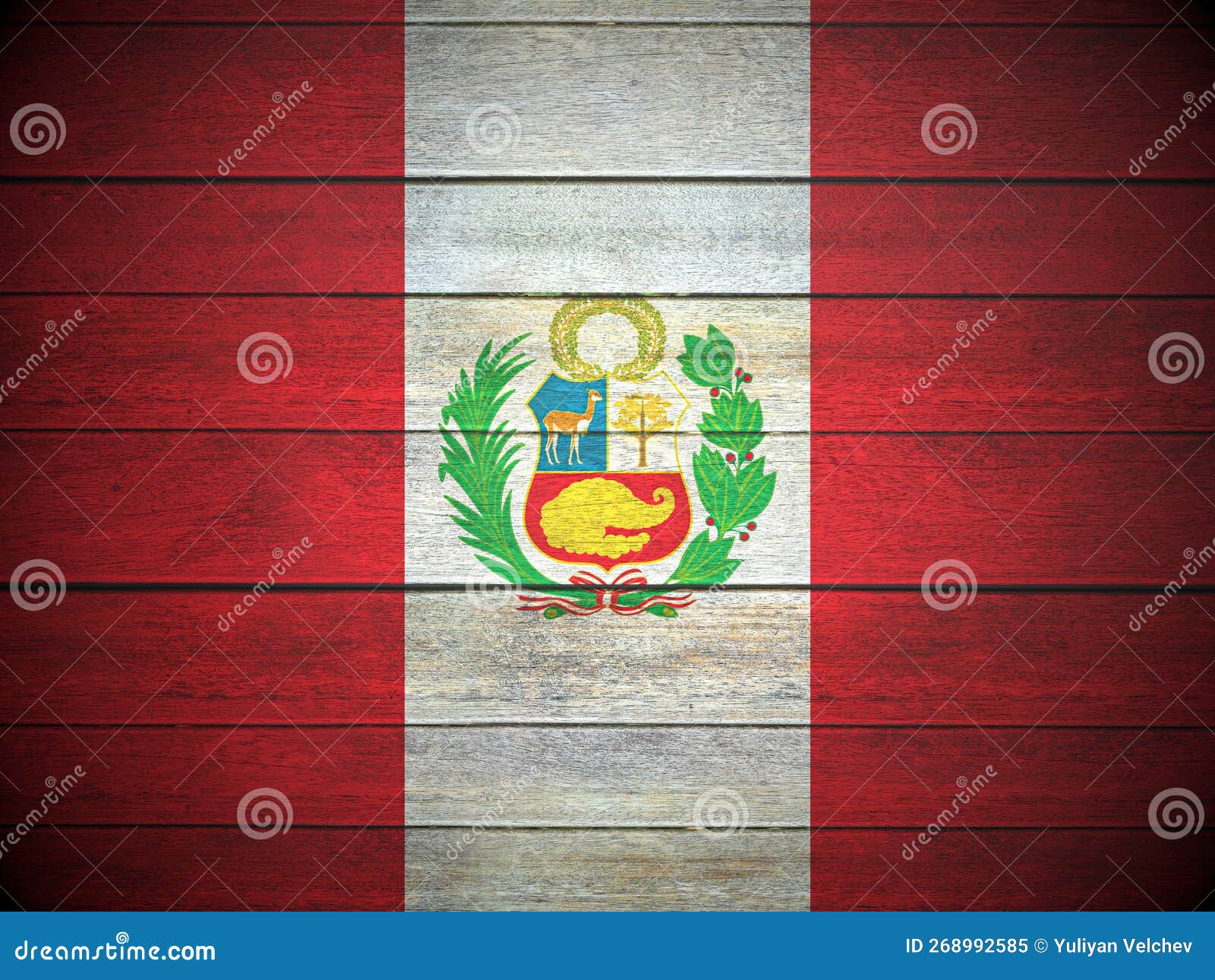 Peru flag wooden planks stock illustration. Illustration of peru ...
