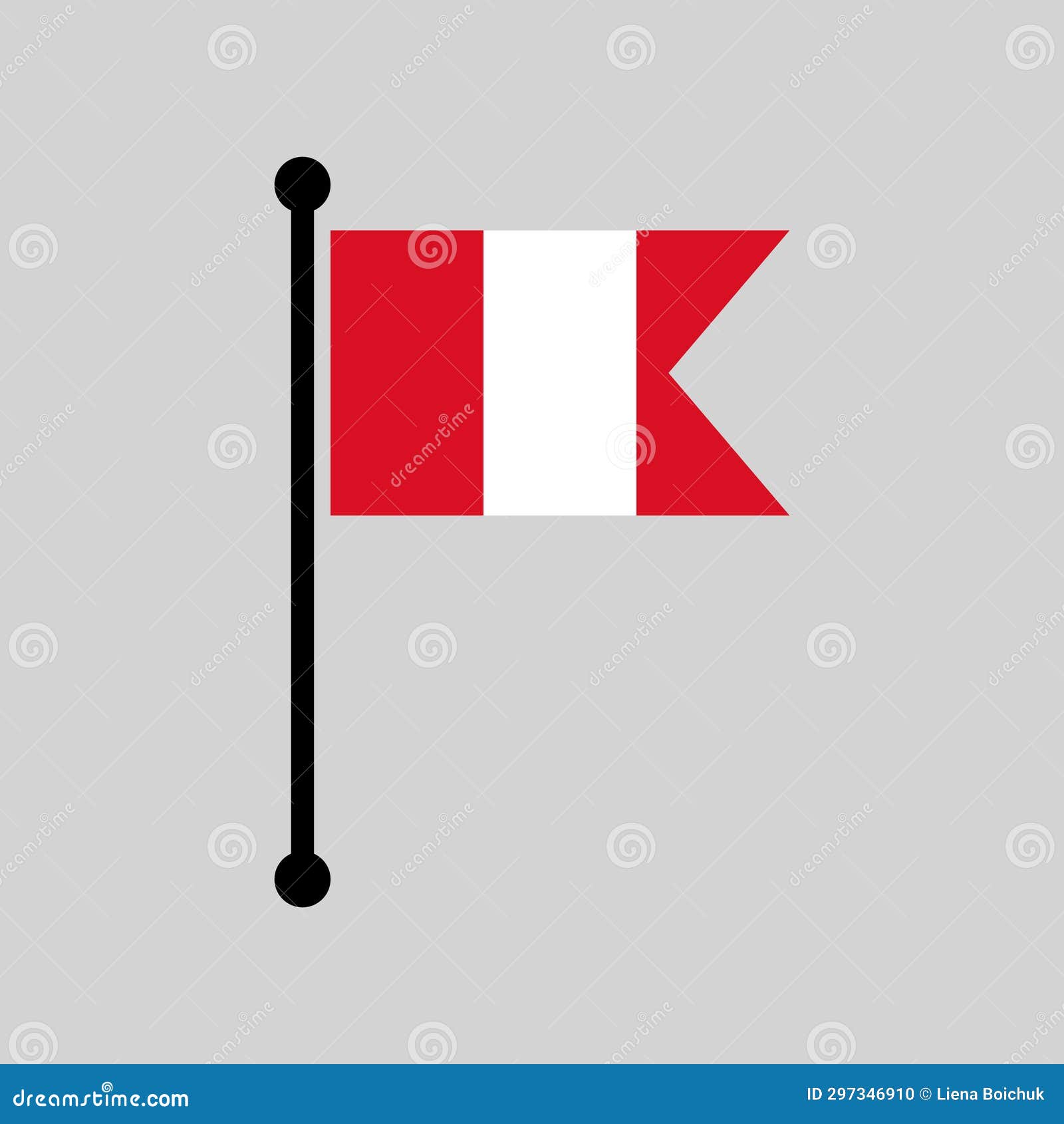 Peru Flagpole, Peruvian Flag Map Pointer Layout, Vector Illustration ...