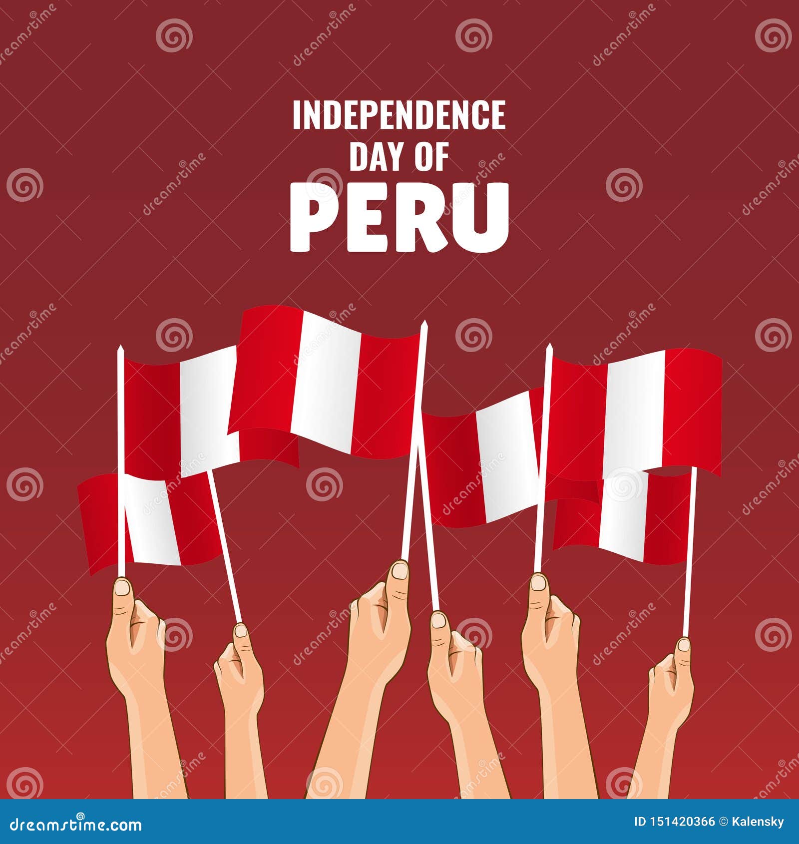Peru Independence Day. stock vector. Illustration of symbol - 151420366