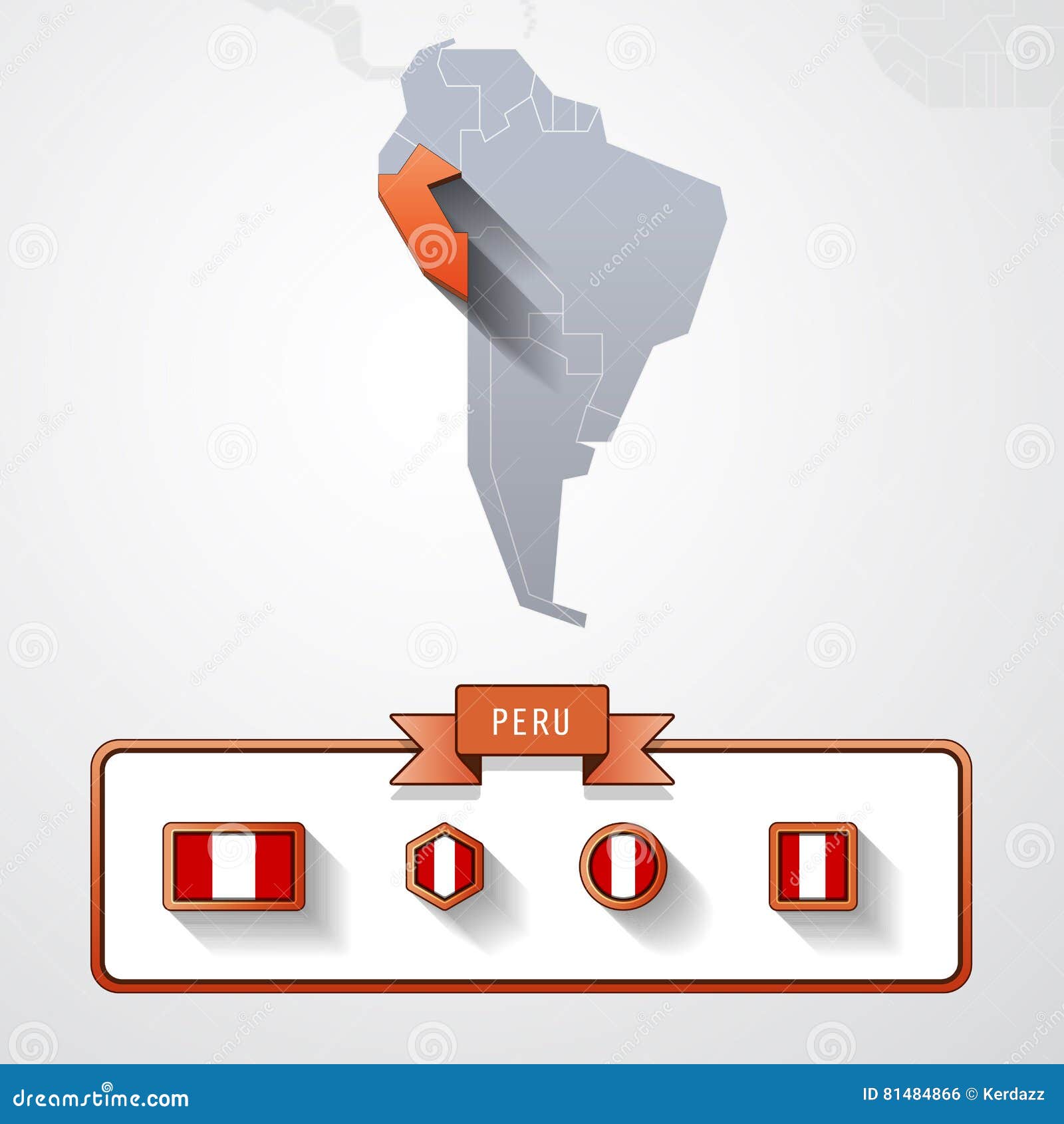 Peru Map Info Graphics - Charts, Symbols, Elements And Icons Collection ...
