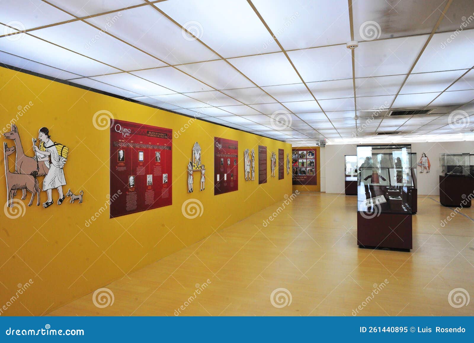 Peru Lima, Interior of the Museum of Lima with Ceramics and History of ...