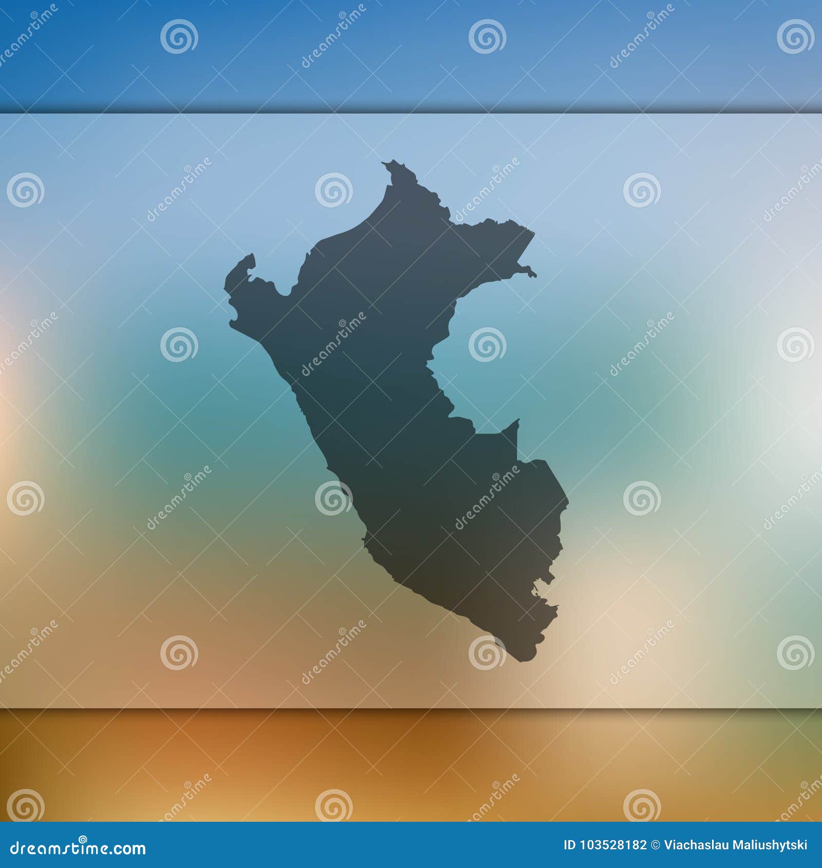 Peru Silhouette Map Royalty-Free Stock Photo | CartoonDealer.com #188537259