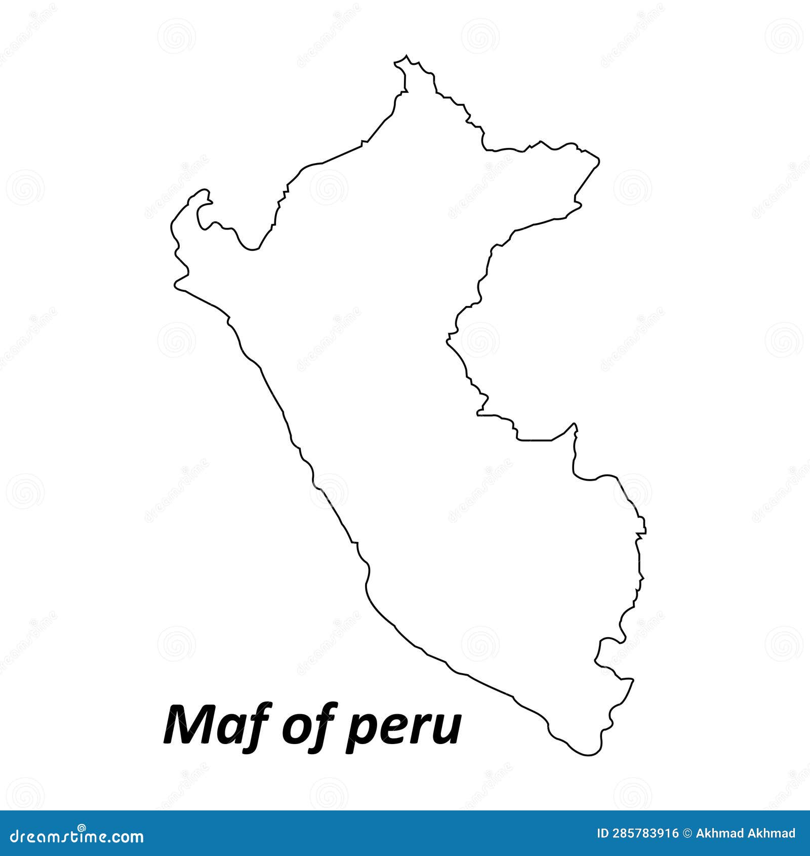 Peru map icon stock vector. Illustration of region, territory - 285783916
