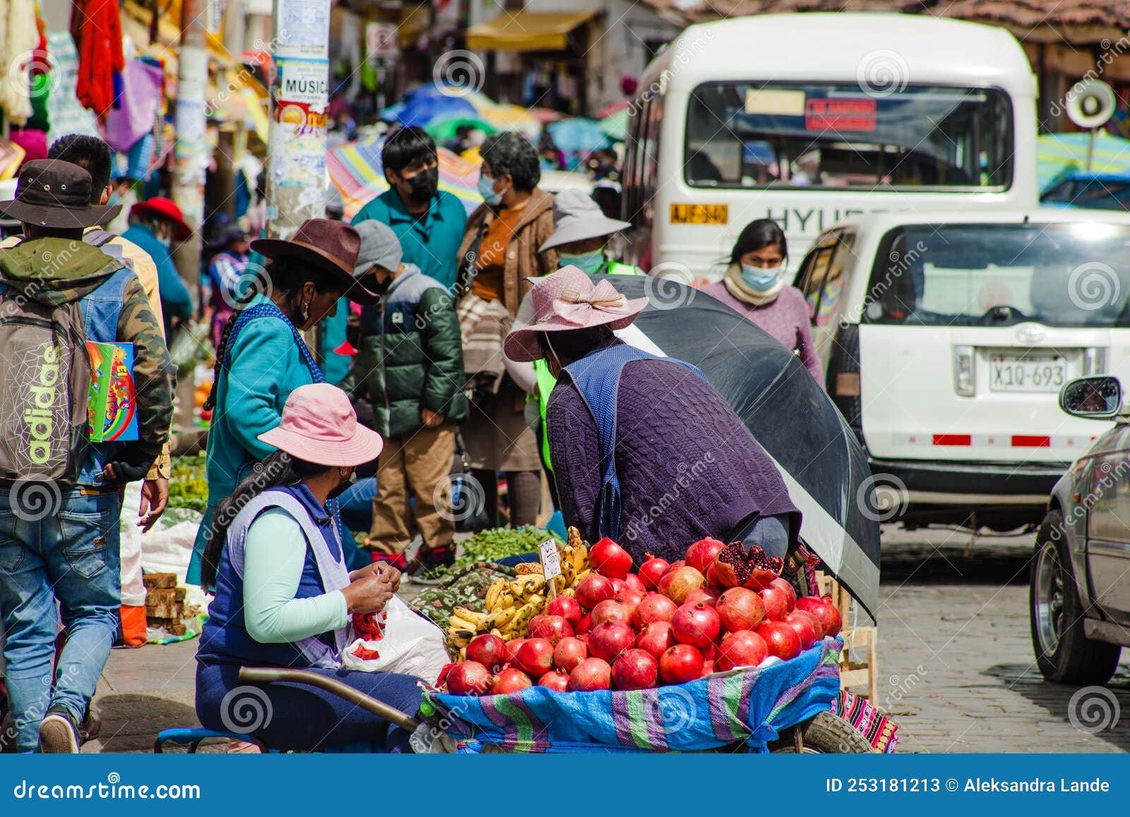Peruvian People in Traditional Clothes in Cuzco. Cusco, Peru Editorial ...