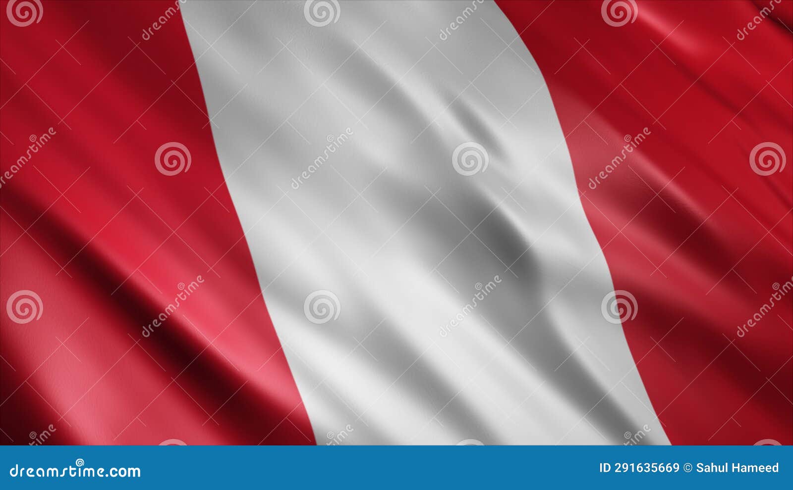 Peru National Flag stock illustration. Illustration of media - 291635669