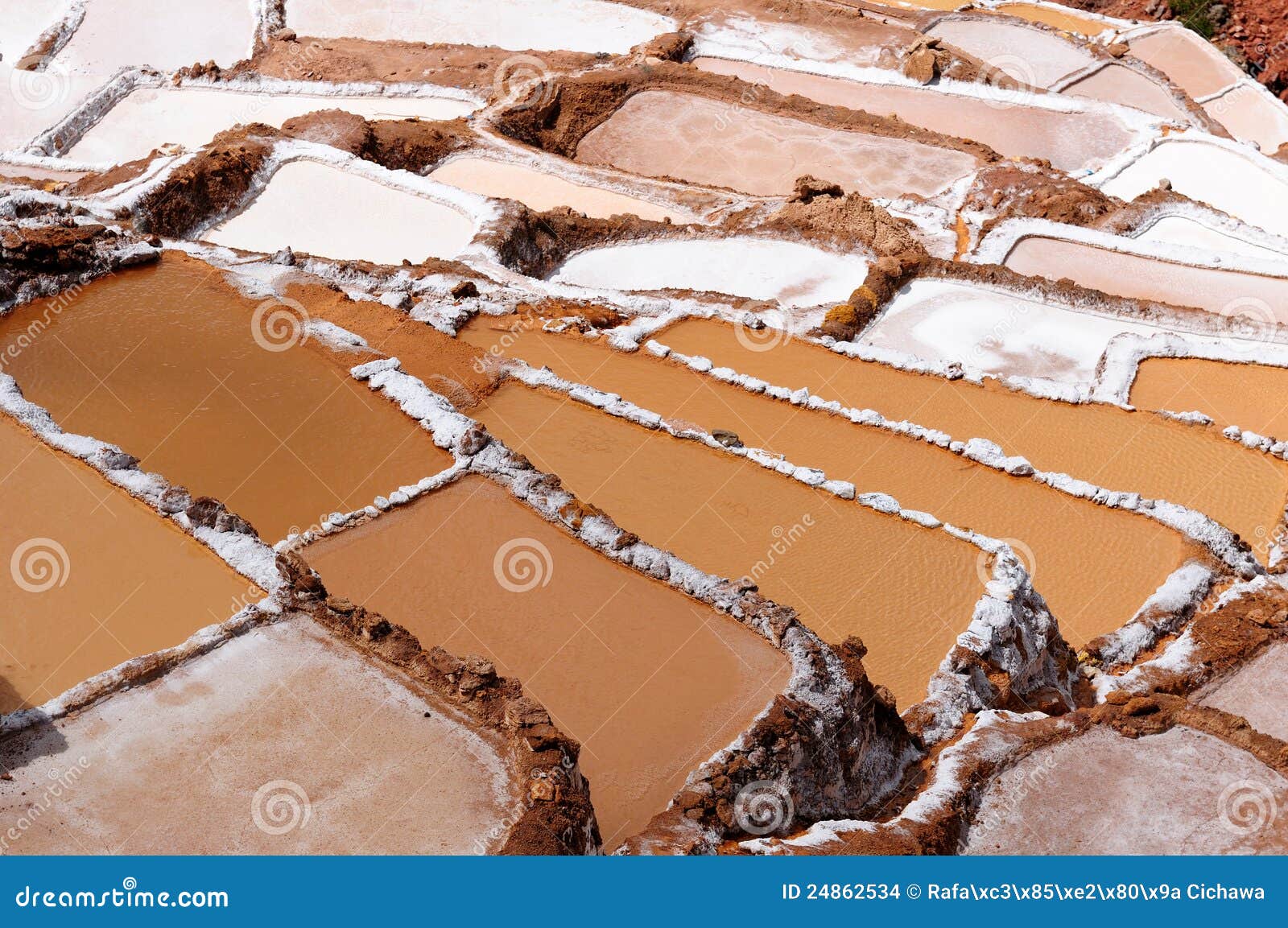Peru, Sacred Valley, Traditional Salt Mine Stock Photo - Image of cusco ...