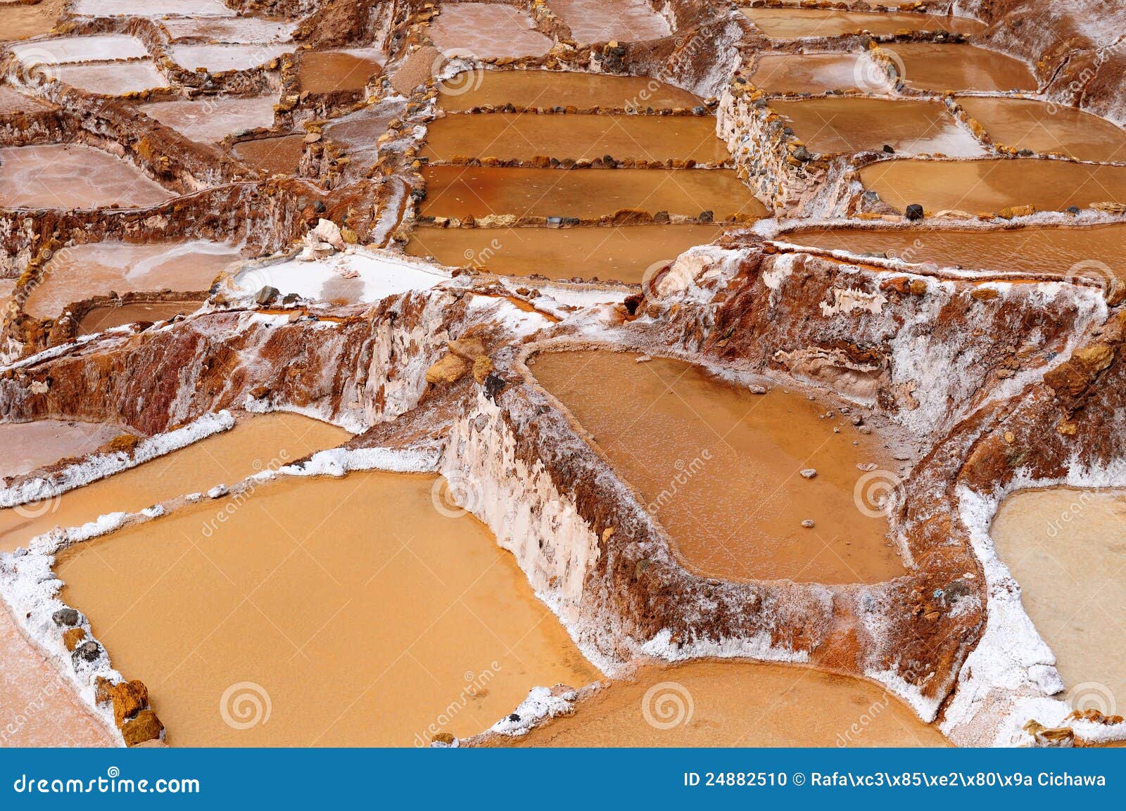 Peru, Sacred Valley, Traditional Salt Mine Stock Photo - Image of ...