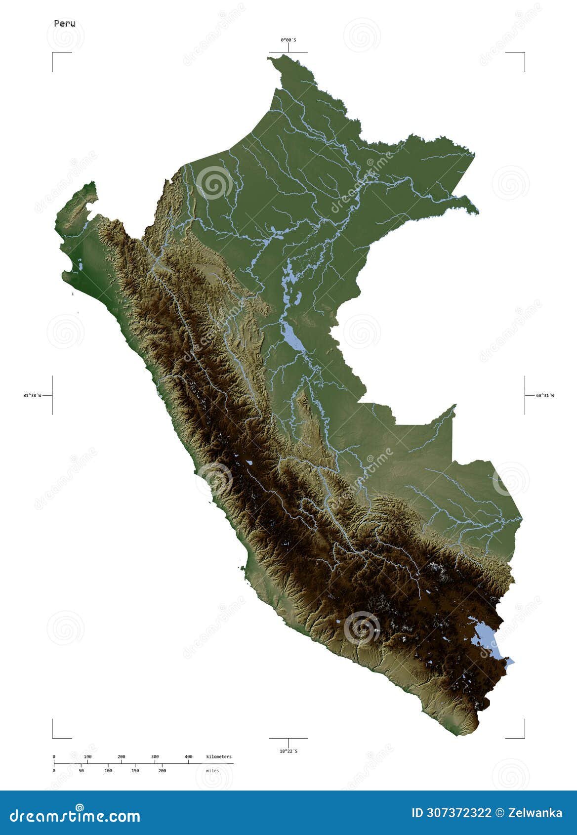 Peru shape on white. Pale stock illustration. Illustration of nature ...