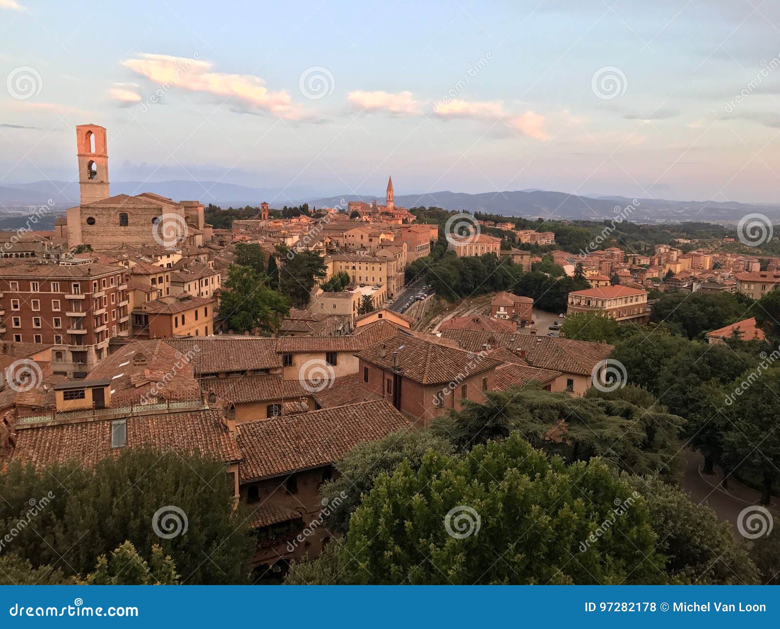Perugia stock photo. Image of italy, perugia, city - 97282178