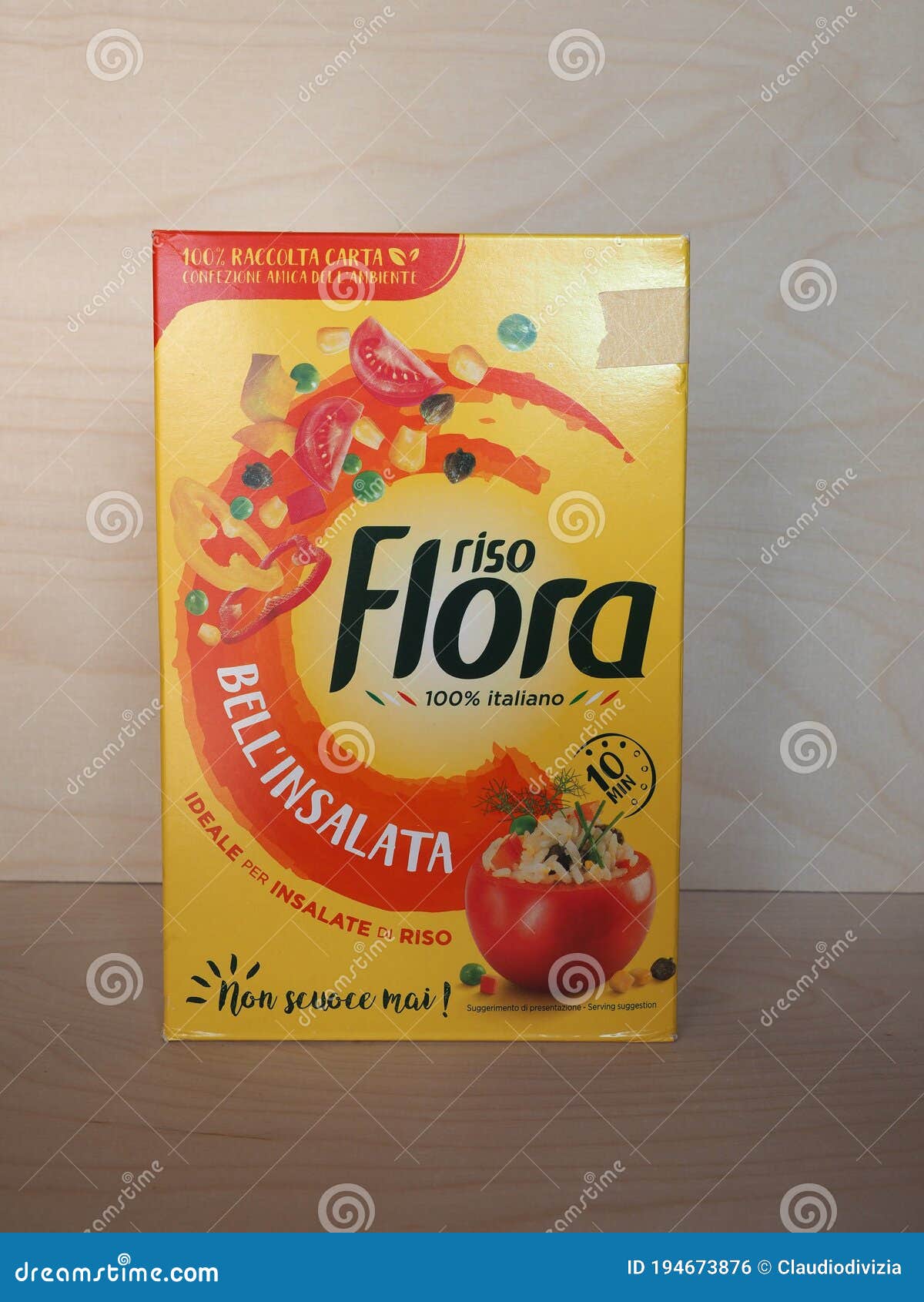 PERUGIA - JUL 2020: Riso Flora Rice Packet Editorial Photo - Image of ...