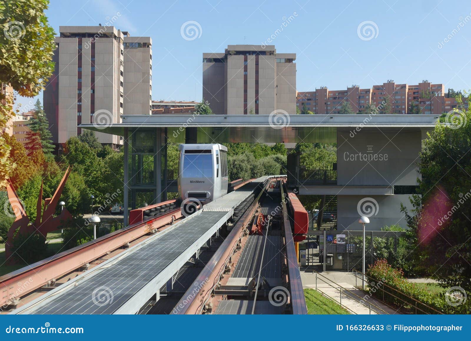 Perugia Minimetro editorial stock photo. Image of mobility - 166326633