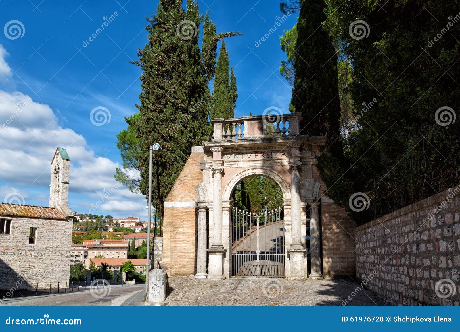 Perugia, Umbria stock photo. Image of region, historic - 61976728