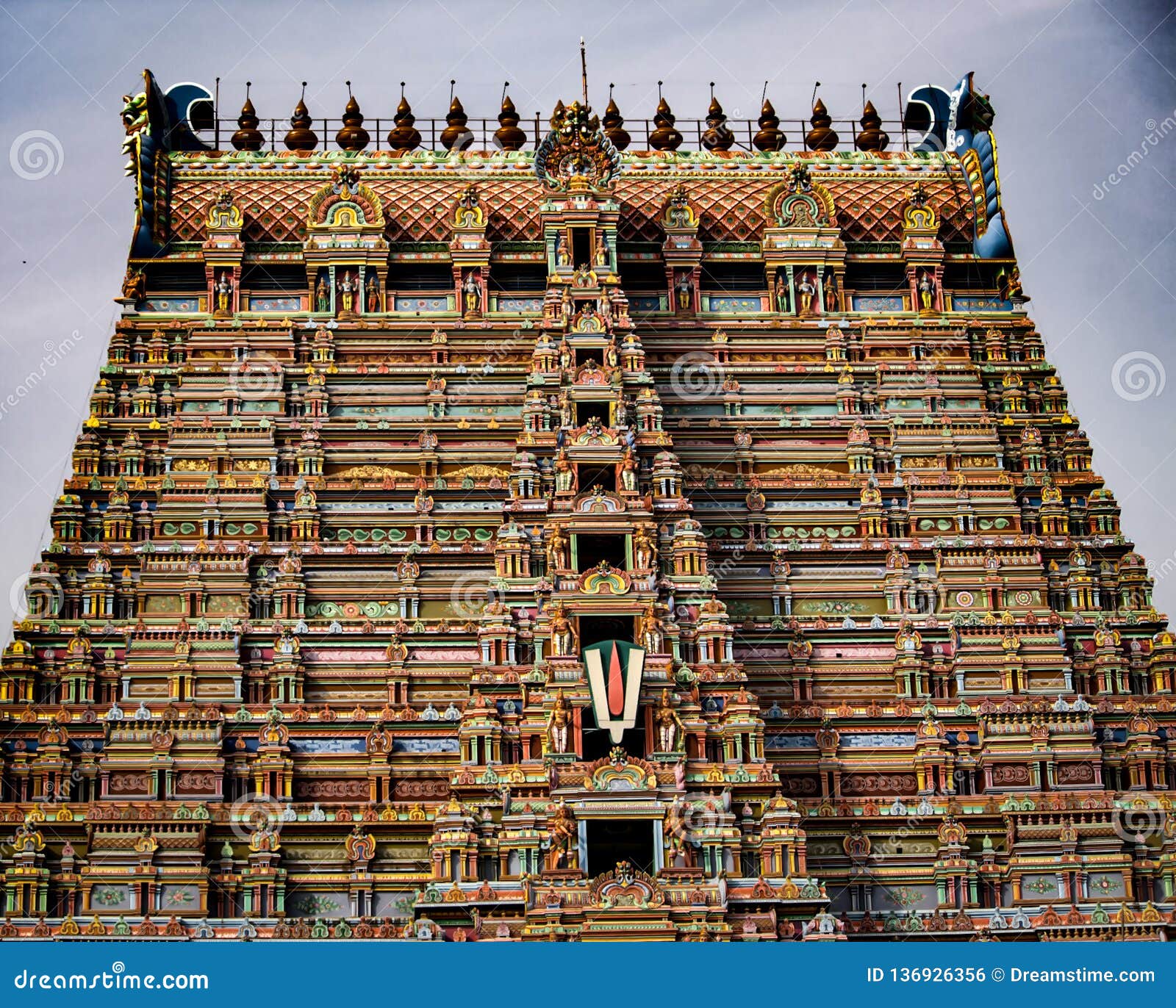 Perumal kovil temple stock photo. Image of trichy, temple - 136926356