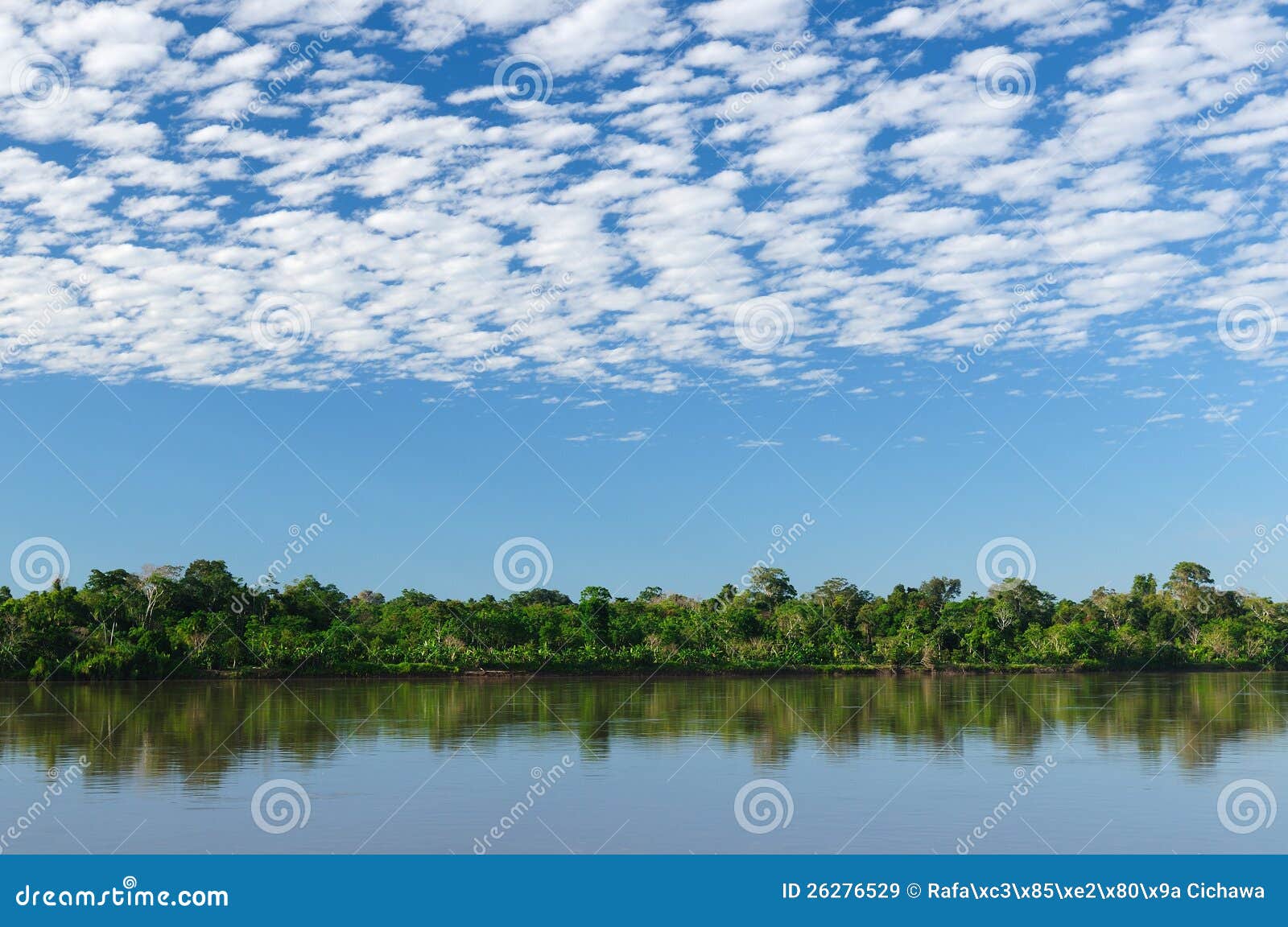 Peruvian Amazonas, Maranon River Landscape Stock Image - Image of river ...