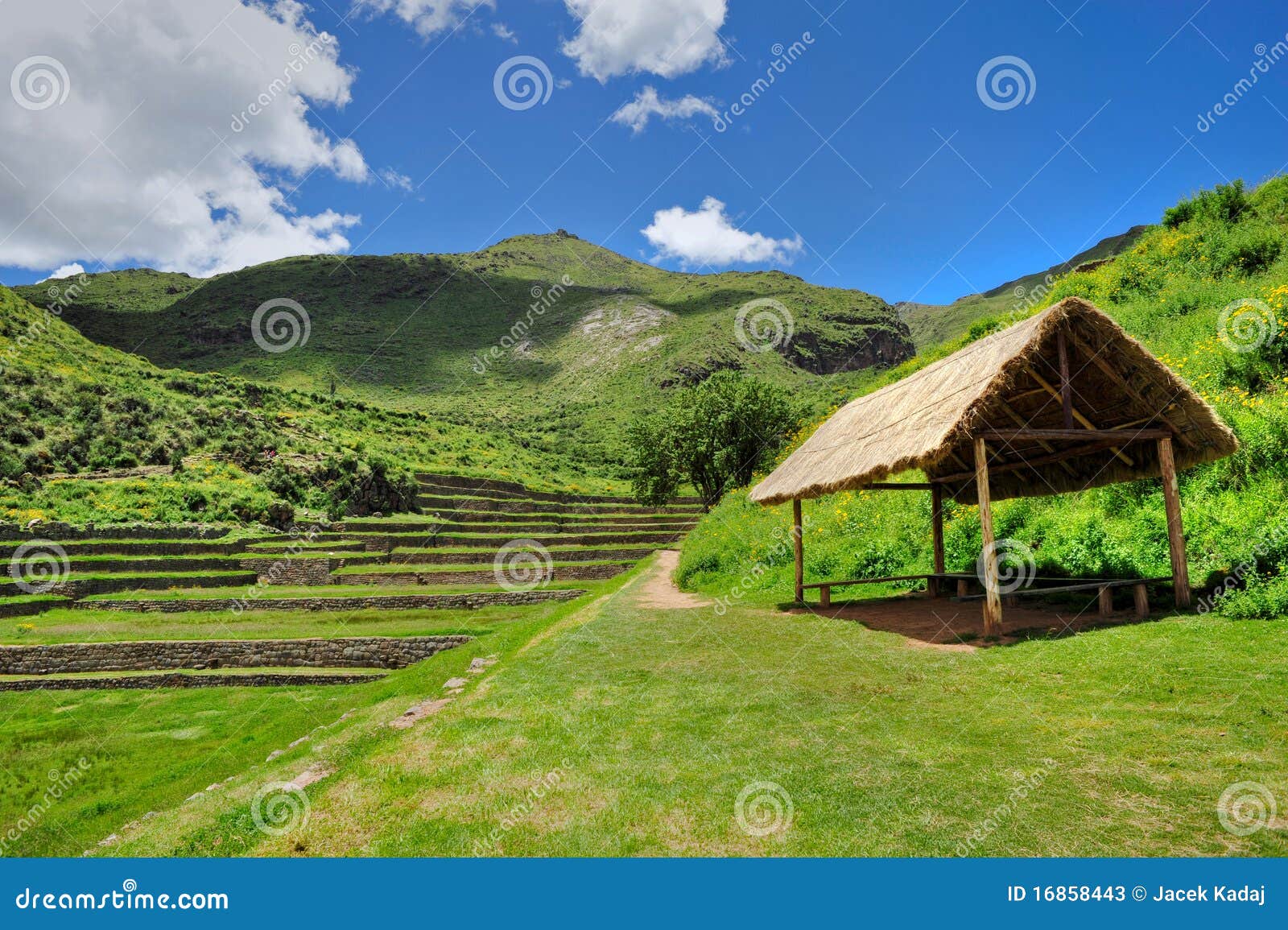 Peruvian Ancient City Landscape Stock Image - Image of forest, cuzco ...