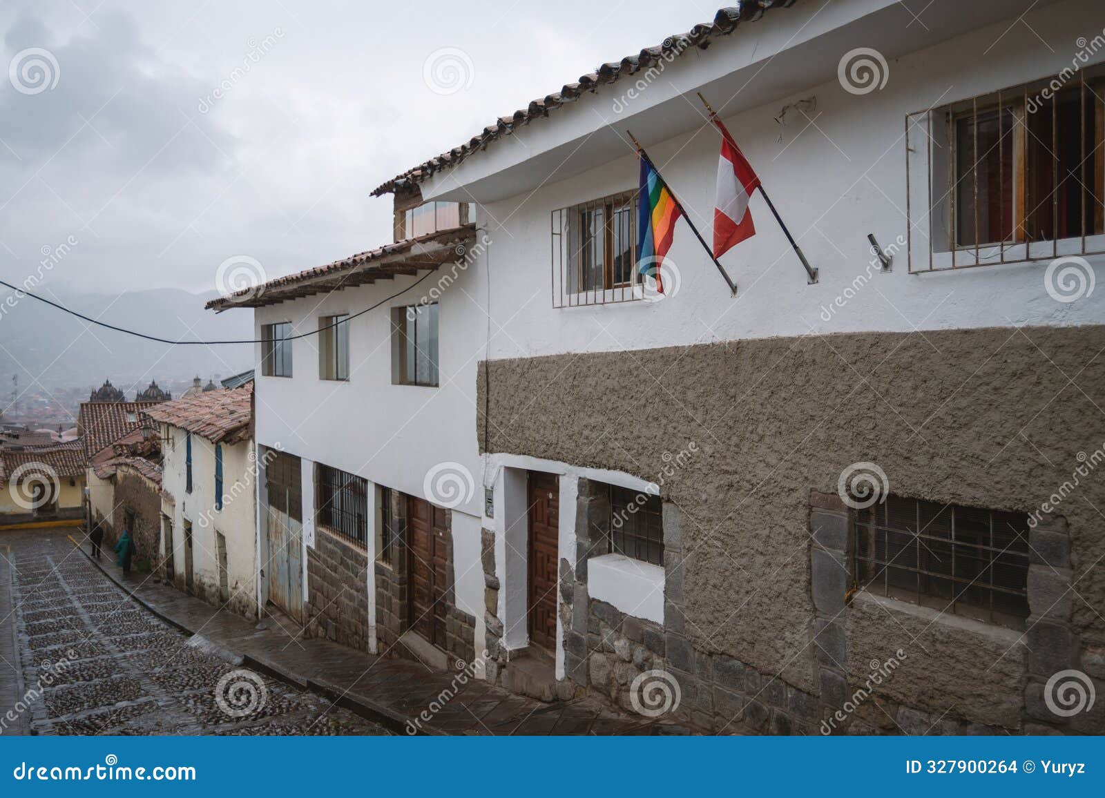 Street in Cusco stock photo. Image of cusco, travel - 327900264