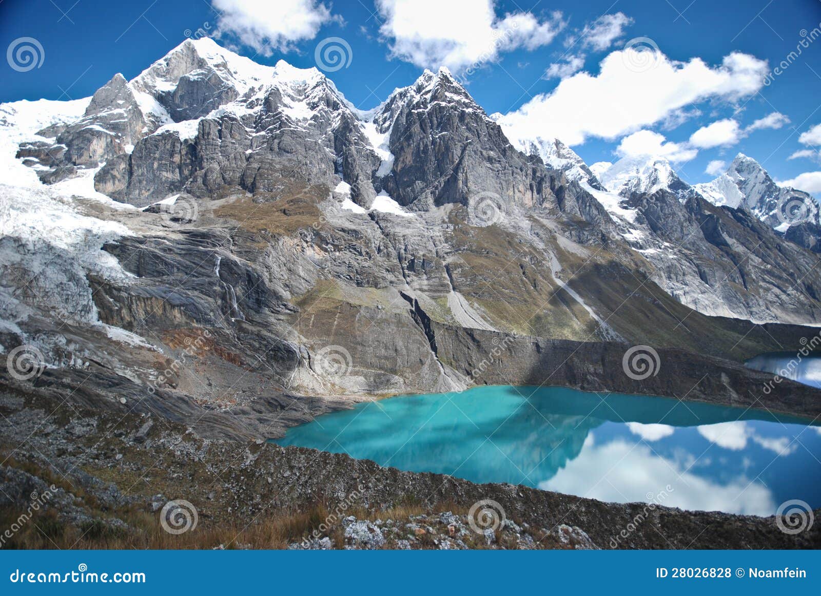 Peruvian Andes landscape stock photo. Image of peaks - 28026828