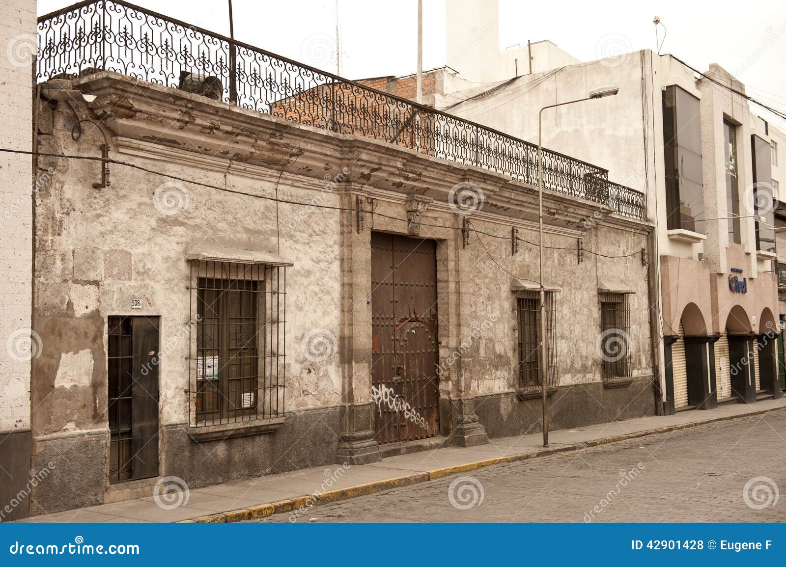 Peruvian architecture stock photo. Image of building - 42901428