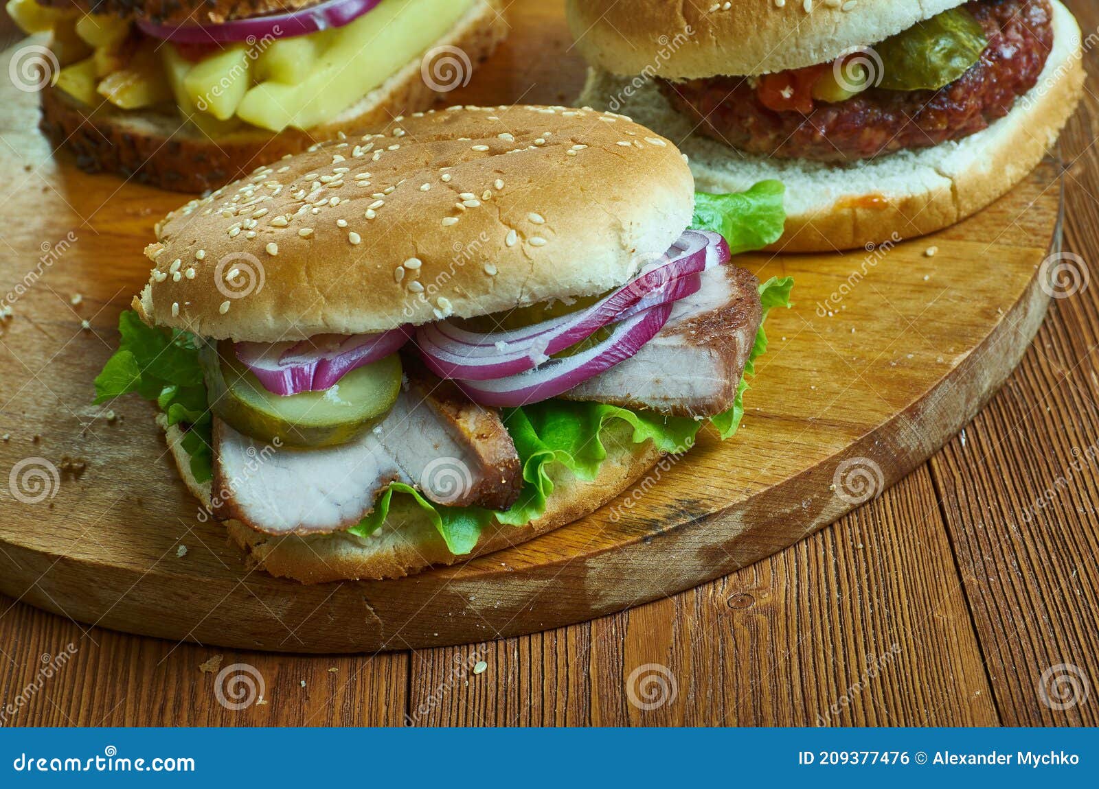 Peruvian Butifarra Sandwich Stock Photo - Image of melted, meal: 209377476