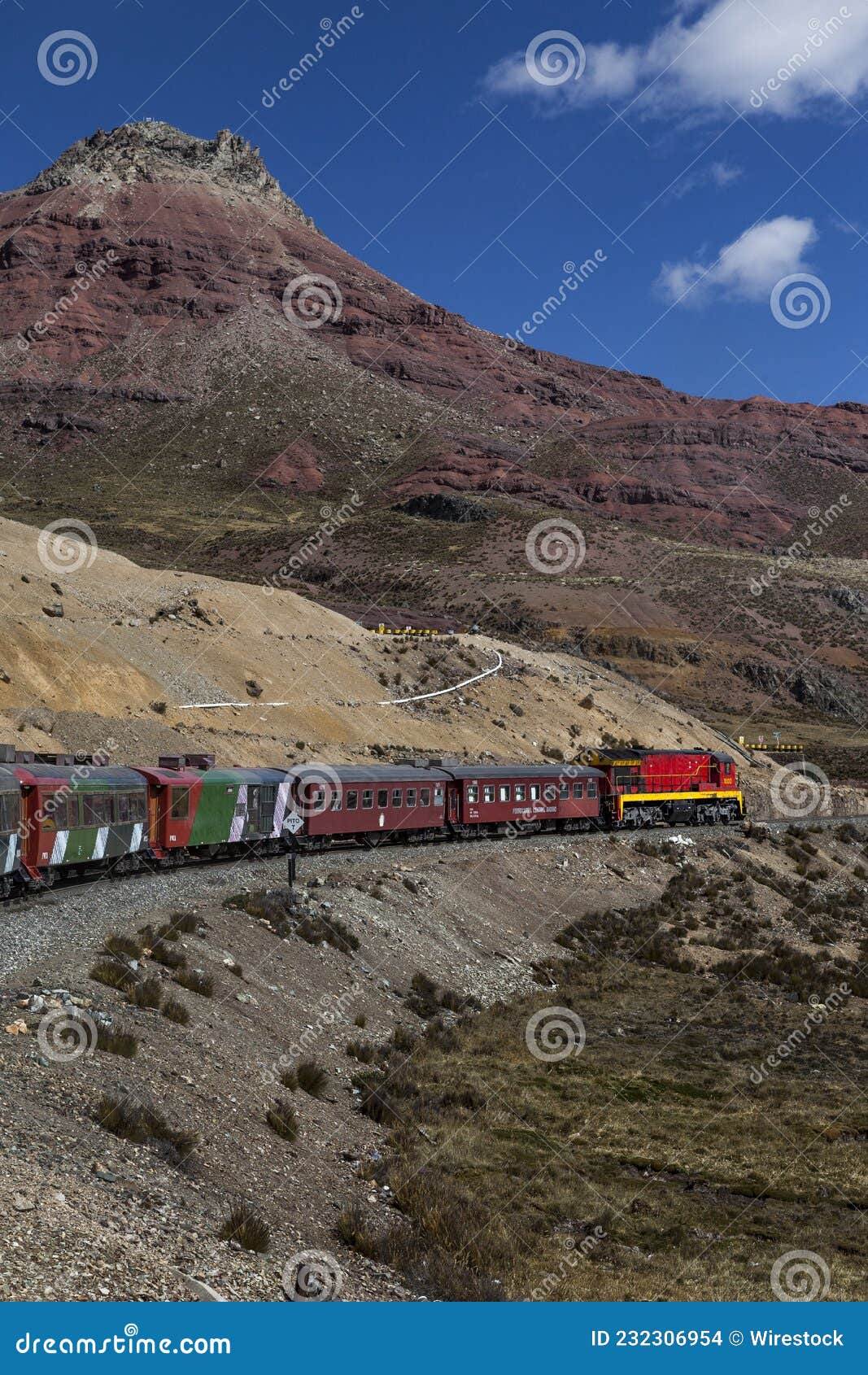 Peruvian Central Railroad editorial stock image. Image of railroad ...