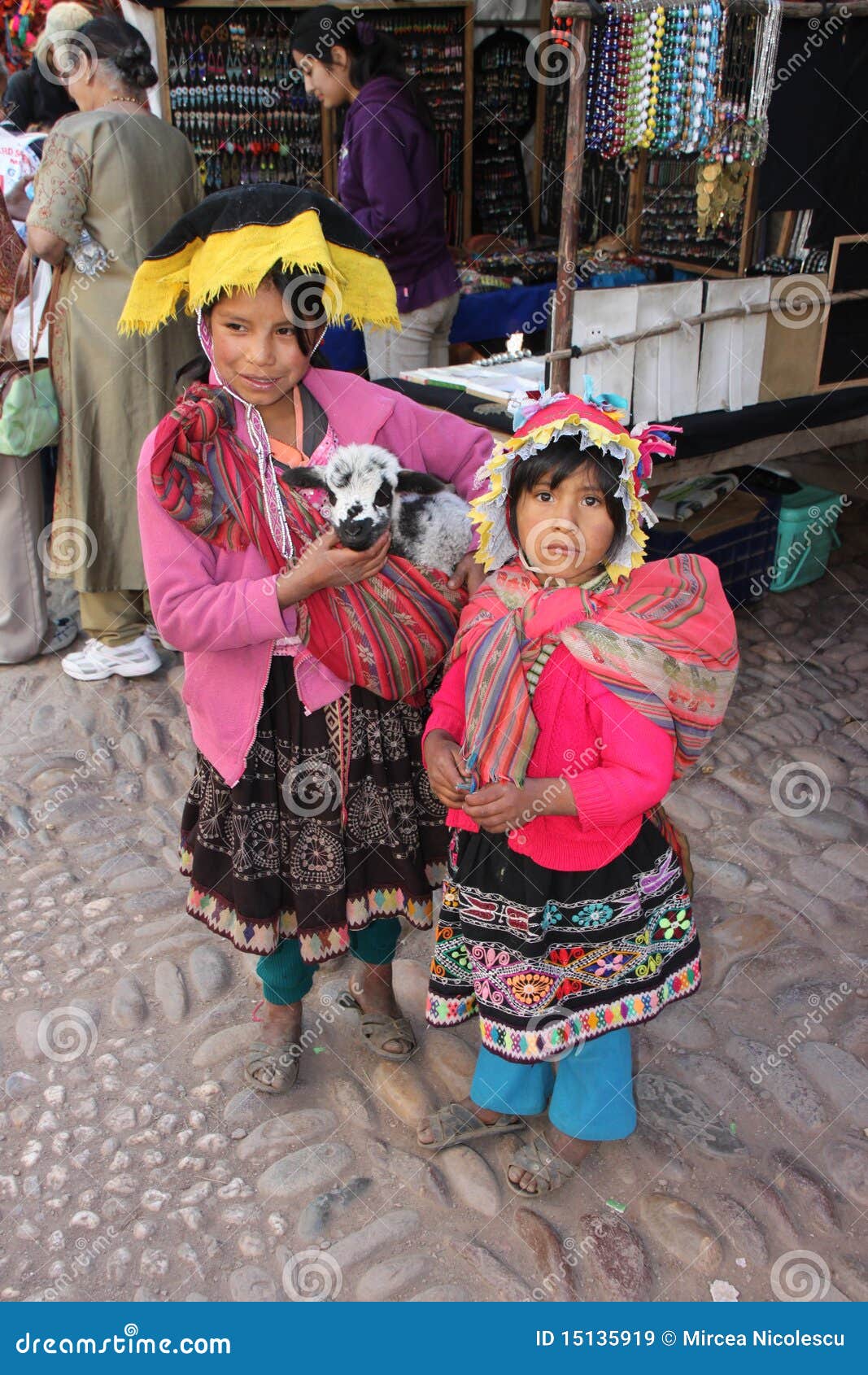 Peruvian children editorial stock image. Image of native - 15135919
