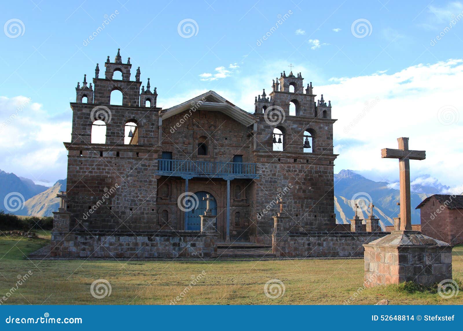 Peruvian Church stock photo. Image of architecture, cross - 52648814