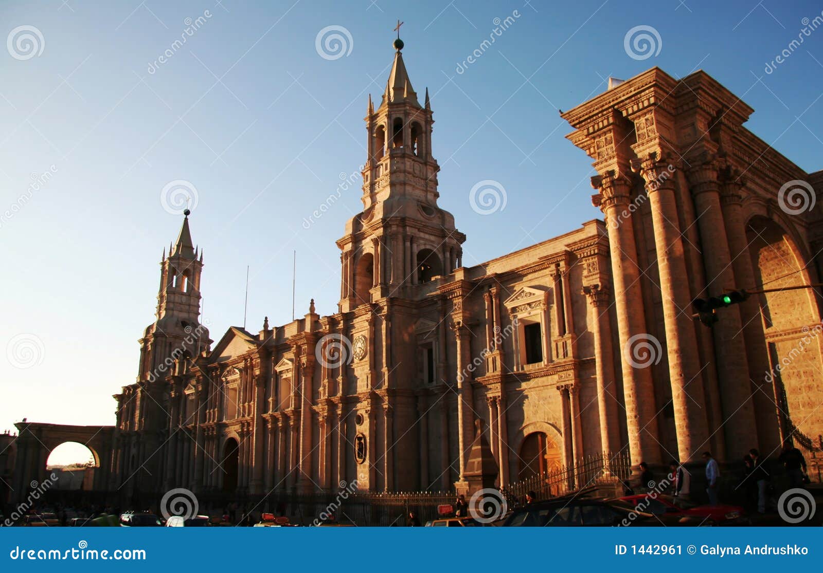 Peruvian city Arequipa stock image. Image of chapel, portal - 1442961