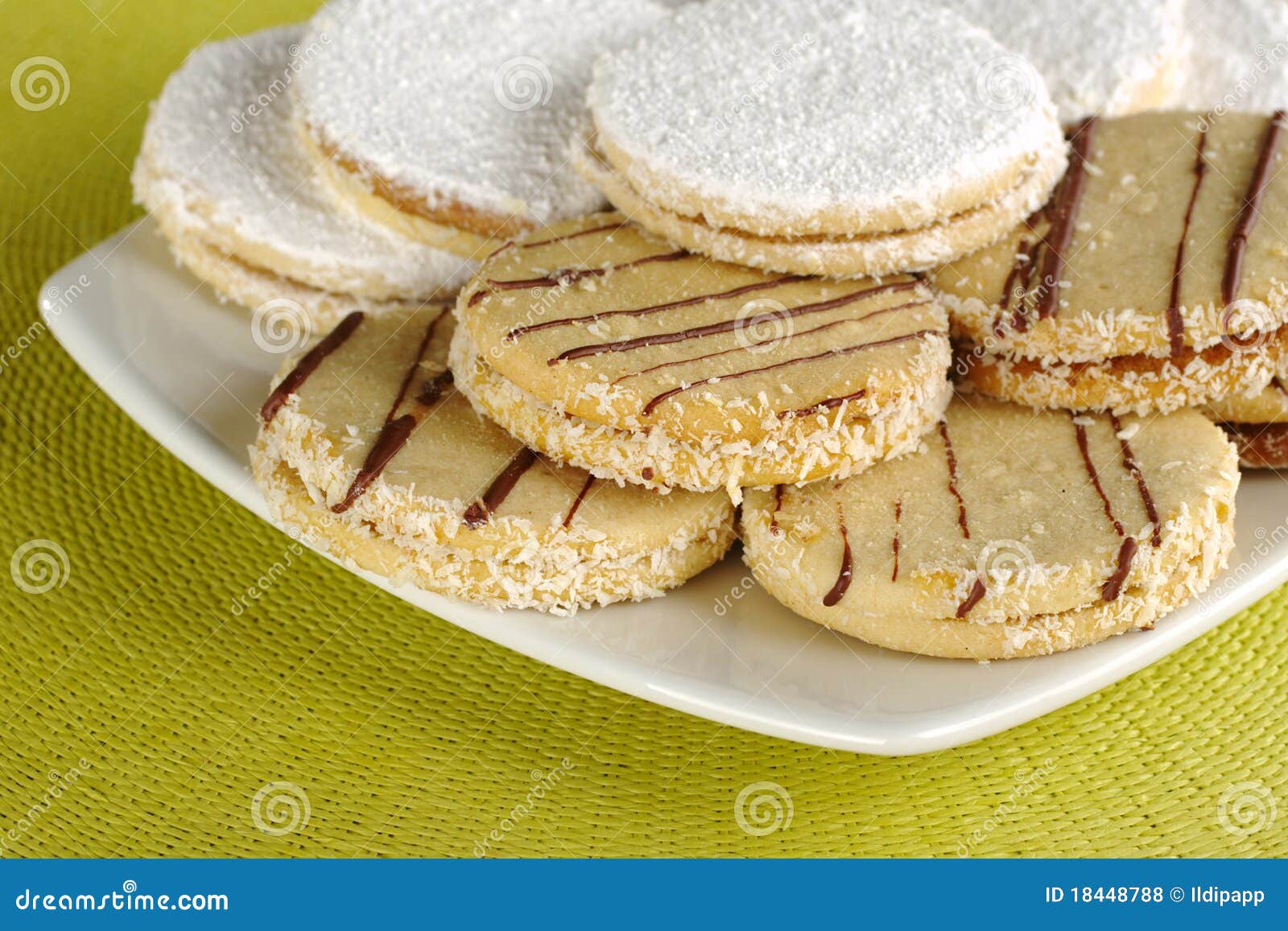 Peruvian Cookies Called Alfajor Royalty Free Stock Photos - Image: 18448788