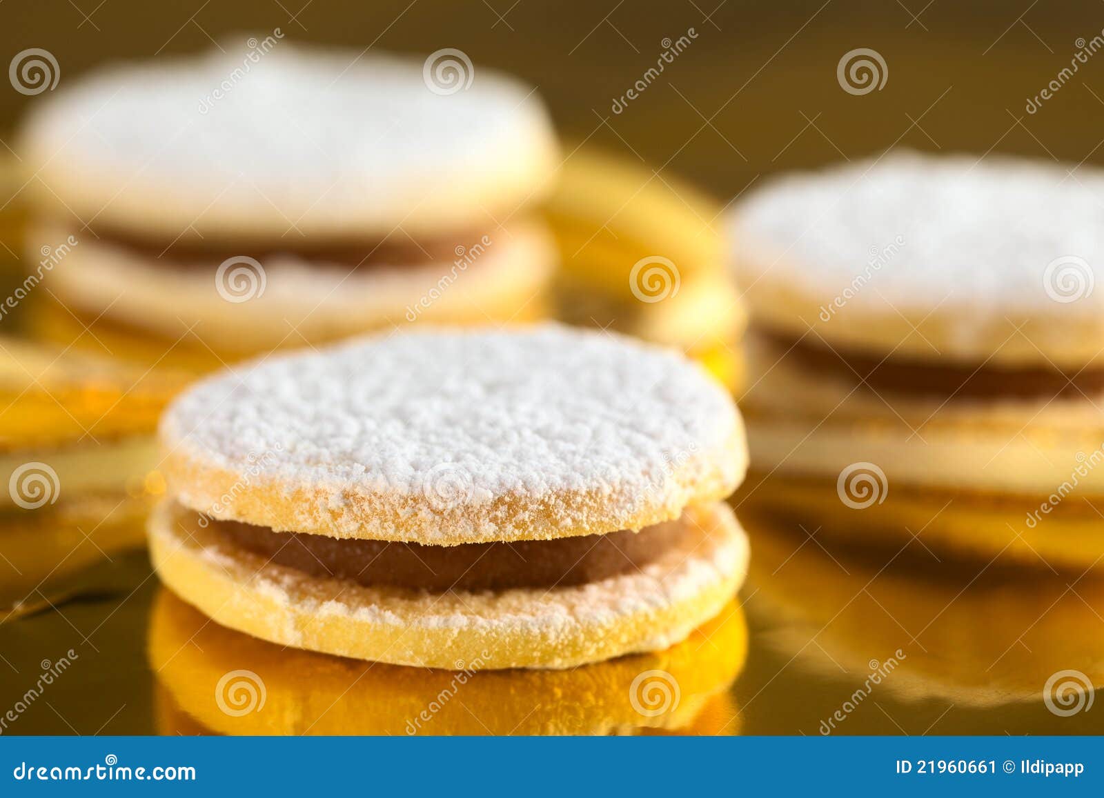 Peruvian Cookies Called Alfajores Stock Image - Image of pastry ...