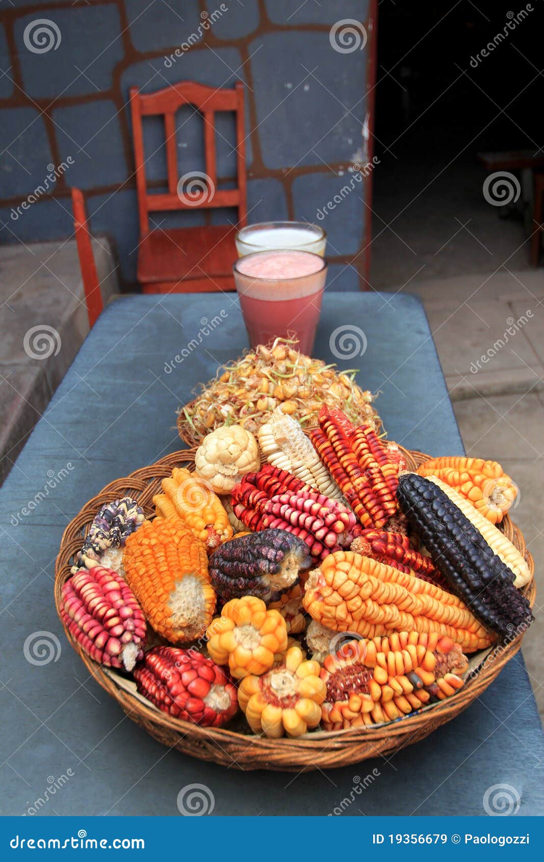Peruvian corn and chicha stock image. Image of cicha - 19356679