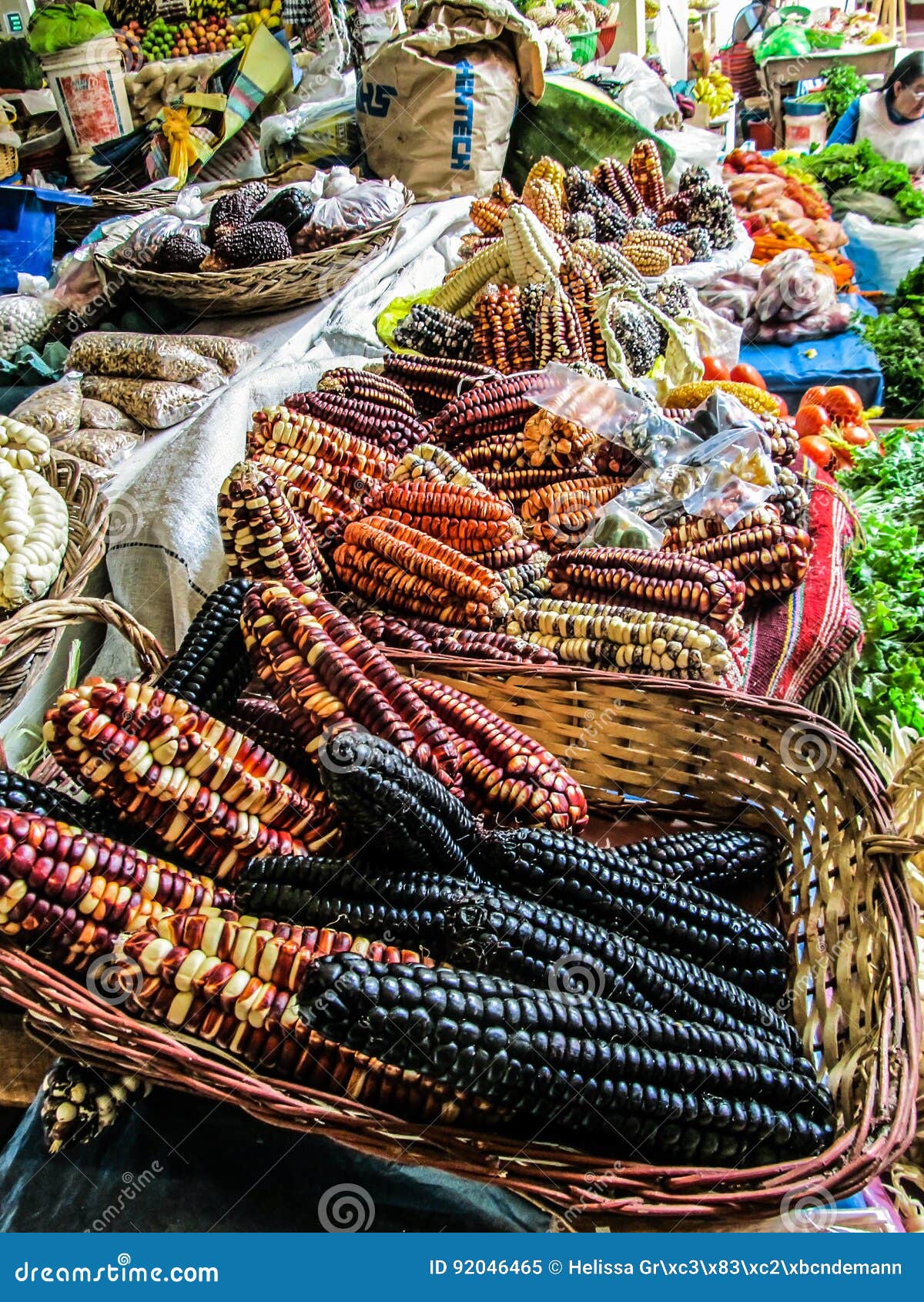 Corn In Old Town Village Rango Trentino, Selection One Of The Most ...