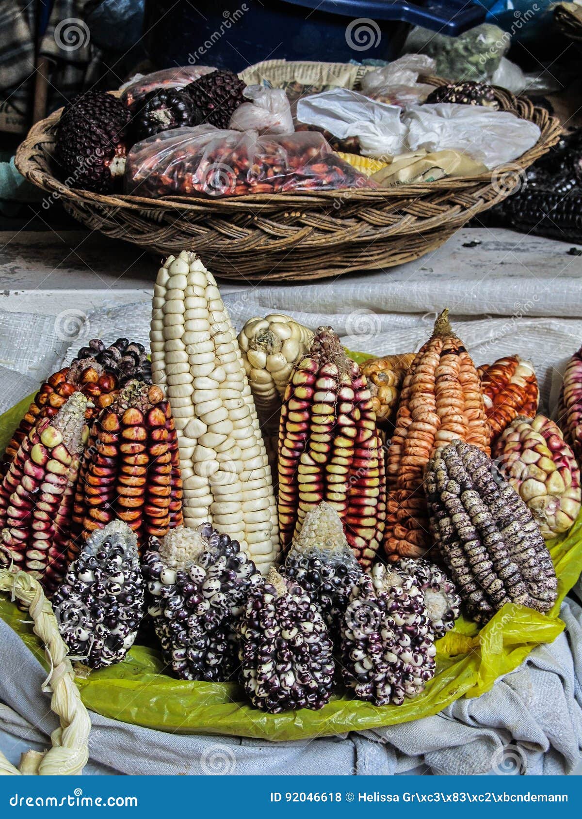 Corn In Old Town Village Rango Trentino, Selection One Of The Most ...