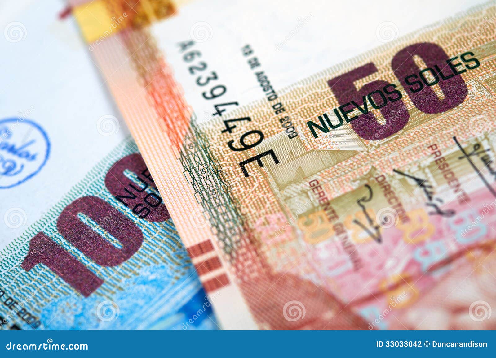 Peruvian Currency stock photo. Image of close, peruvian - 33033042