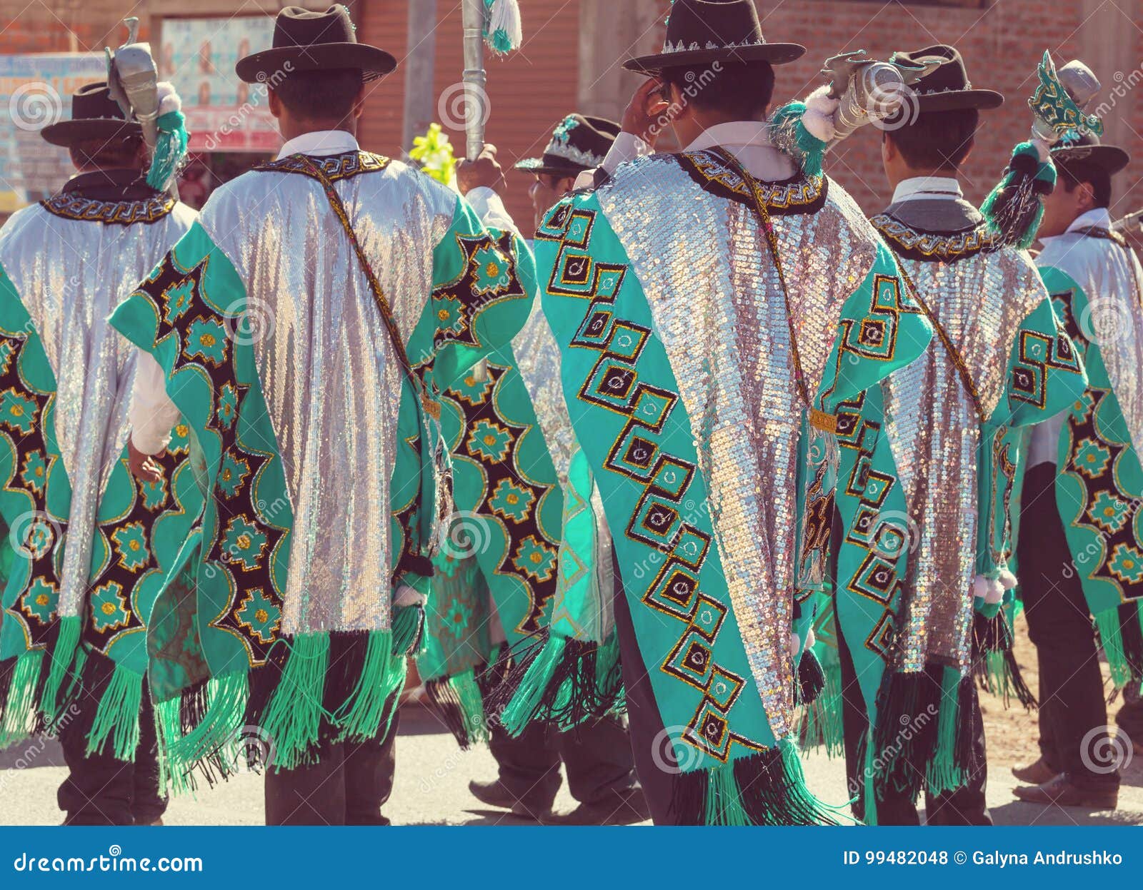 Peruvian dance editorial stock photo. Image of andes - 99482048