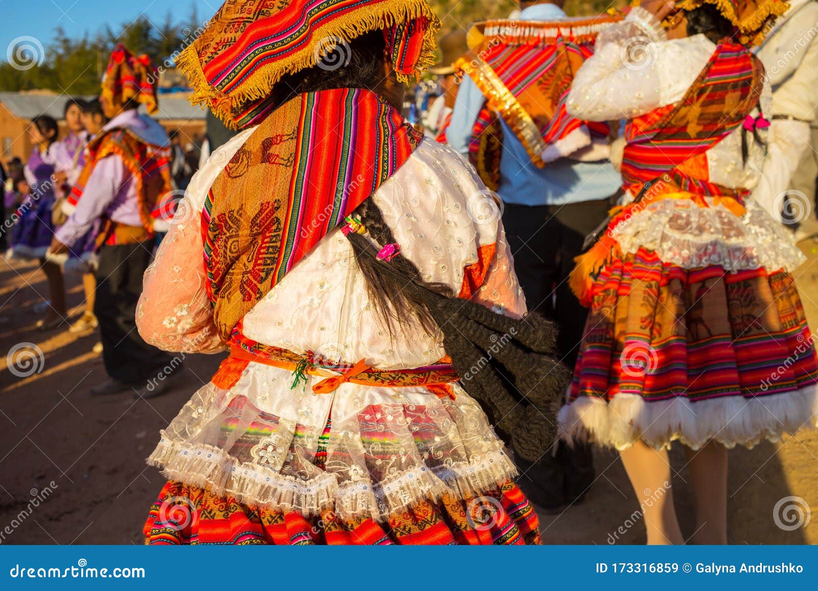 Peruvian dance editorial stock image. Image of colonial - 173316859