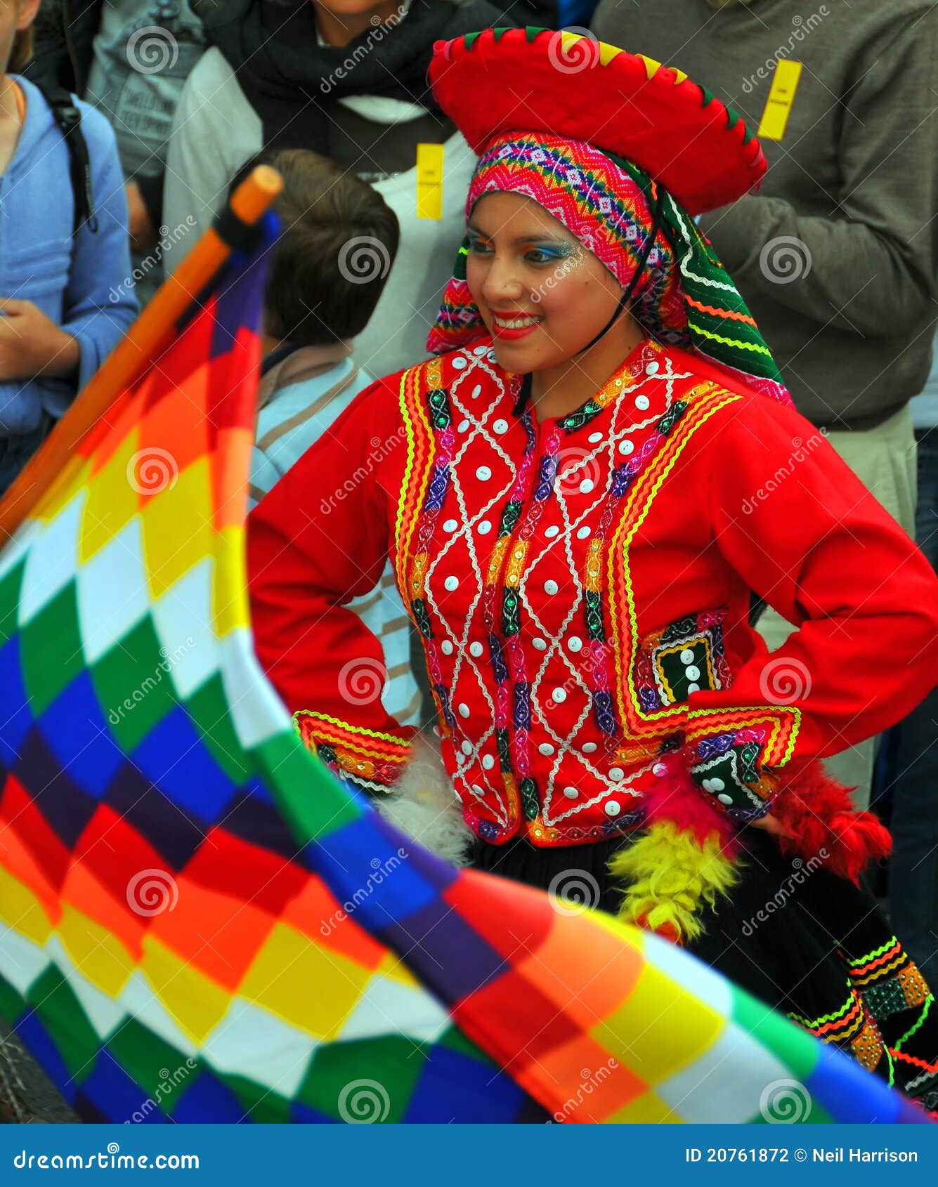 Peruvian Dance Group editorial photography. Image of america - 20761872