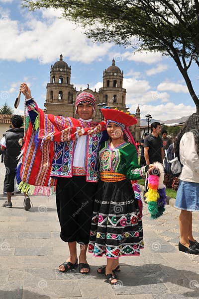 Peruvian dancers editorial stock photo. Image of inca - 11866478