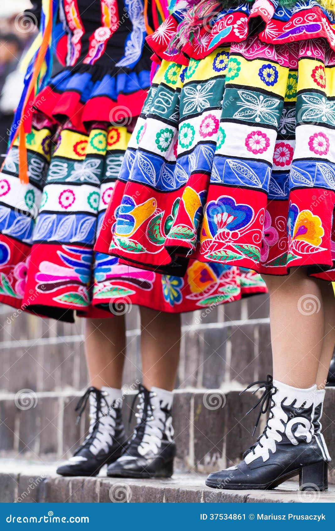 Peruvian dancers stock image. Image of party, culture - 37534861