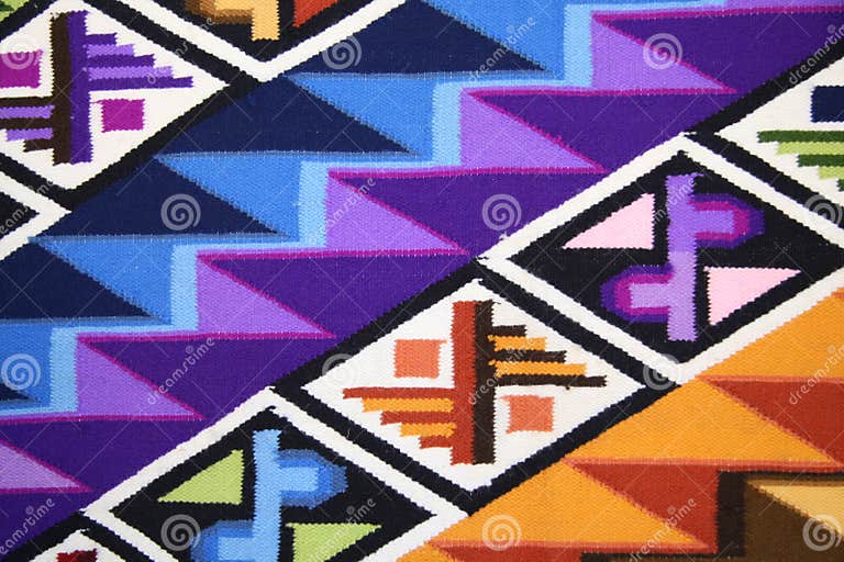 Peruvian fabric stock image. Image of ecuadorian, colorful - 6078583
