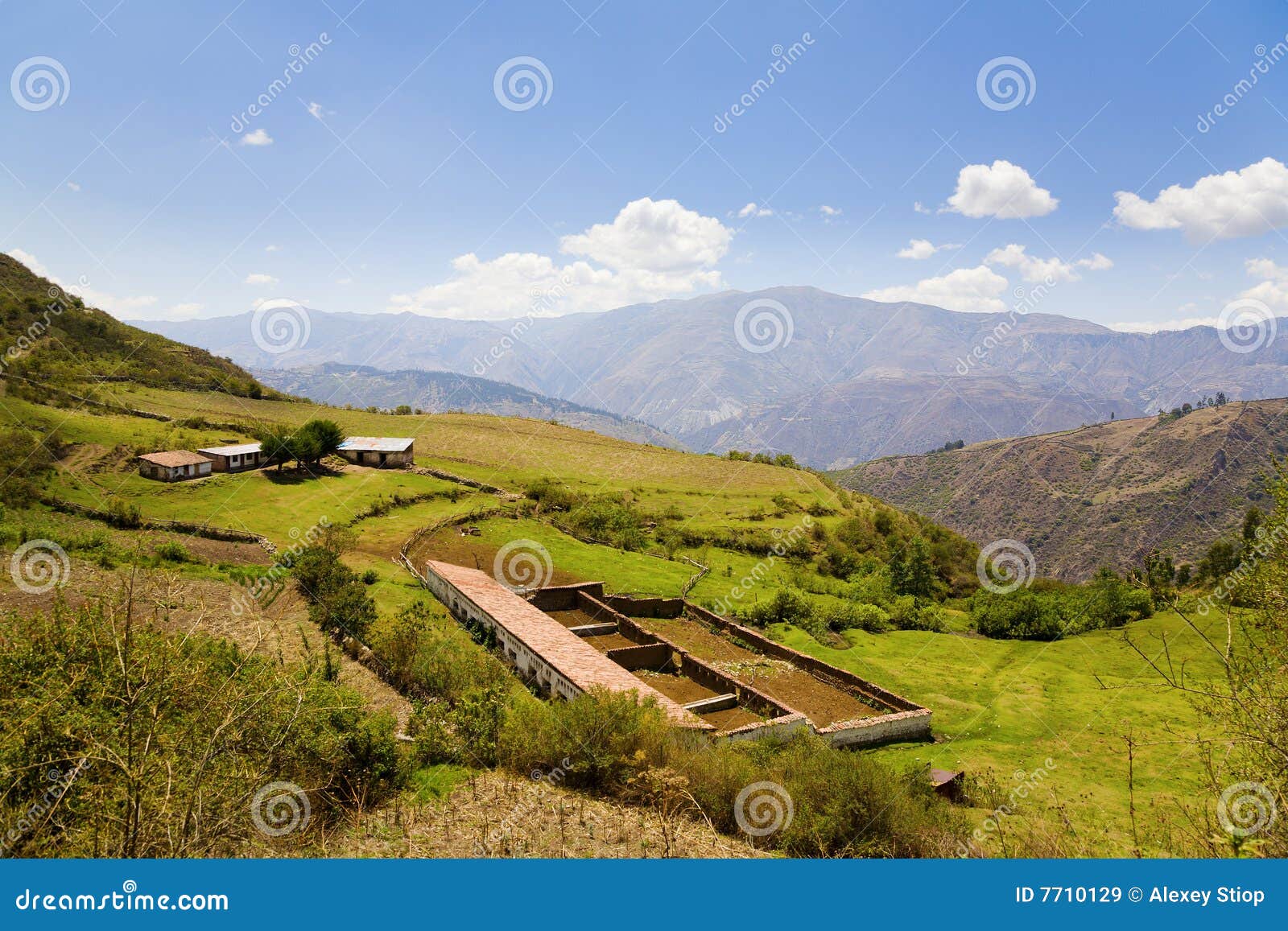 Peruvian farm stock image. Image of traditional, culture - 7710129
