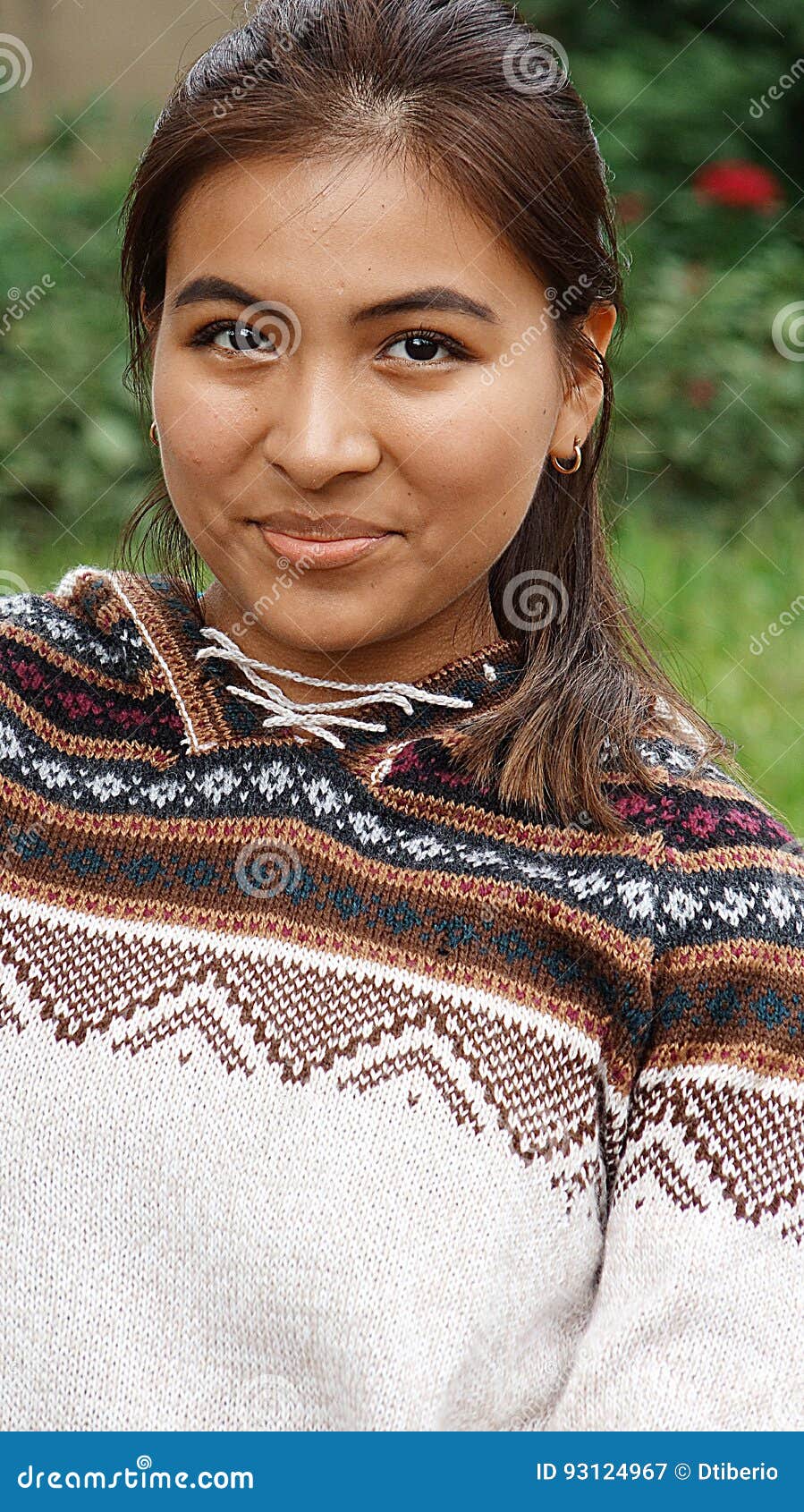 A Peruvian Female stock image. Image of latina, diversity - 93124967