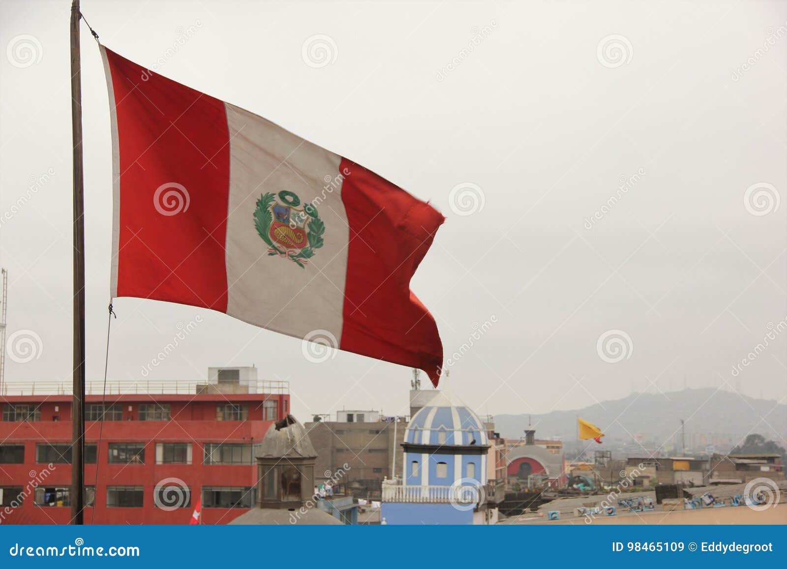 Peruvian Flag stock image. Image of nation, banner, national - 98465109