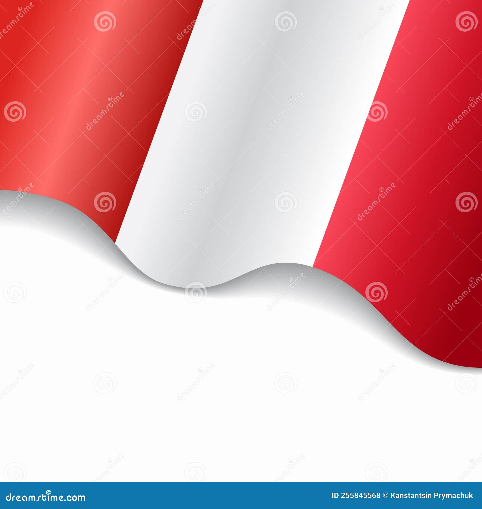 Peruvian Flag Wavy Abstract Background. Vector Illustration. Stock ...